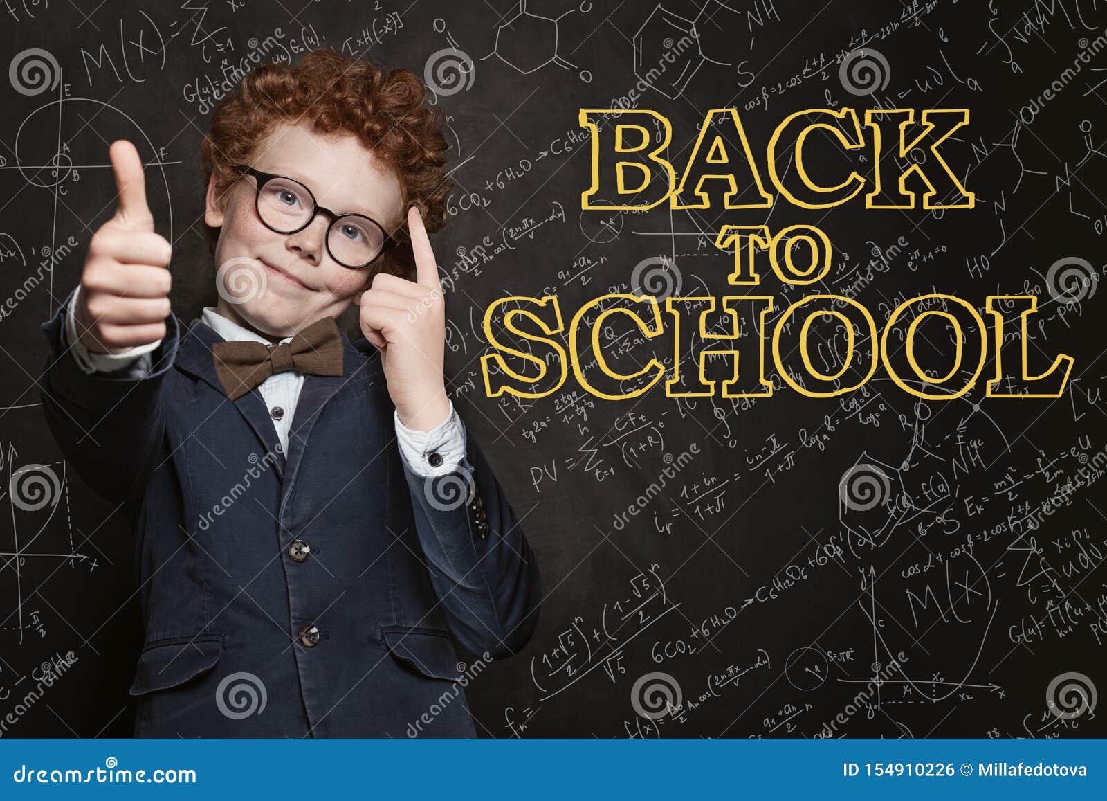 Young Boy Student Having Fun. Back To School Concept Stock Photo ...