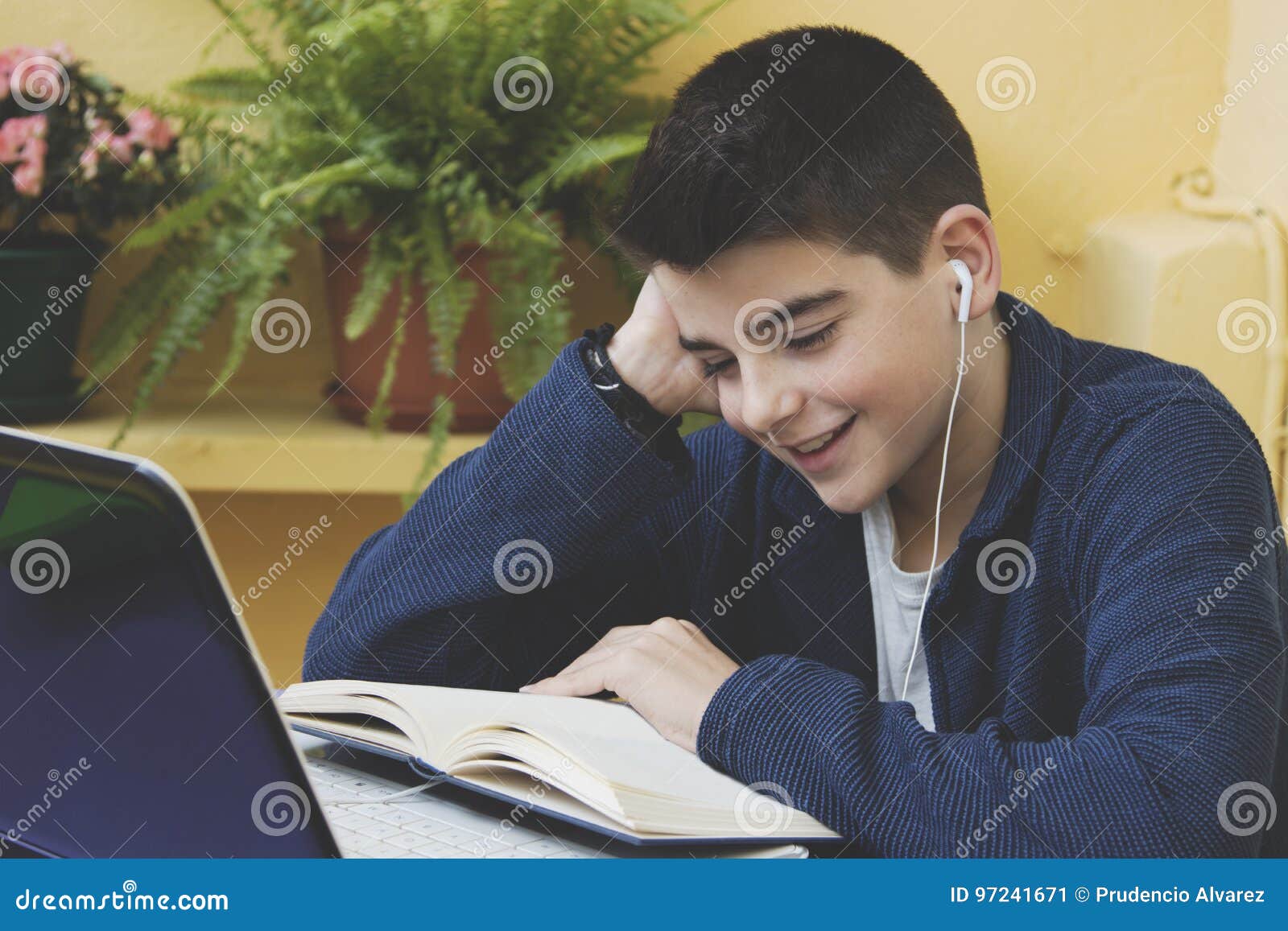 Boy studying book stock image. Image of science, lifestyle - 97241671