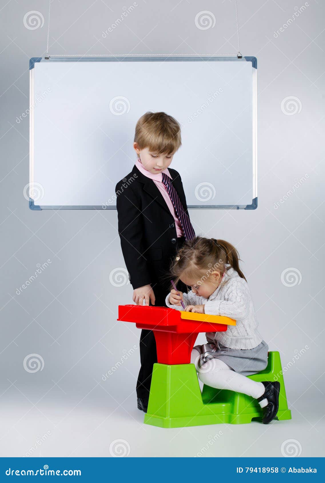 Young boy teaching sister stock photo. Image of mathematics - 79418958