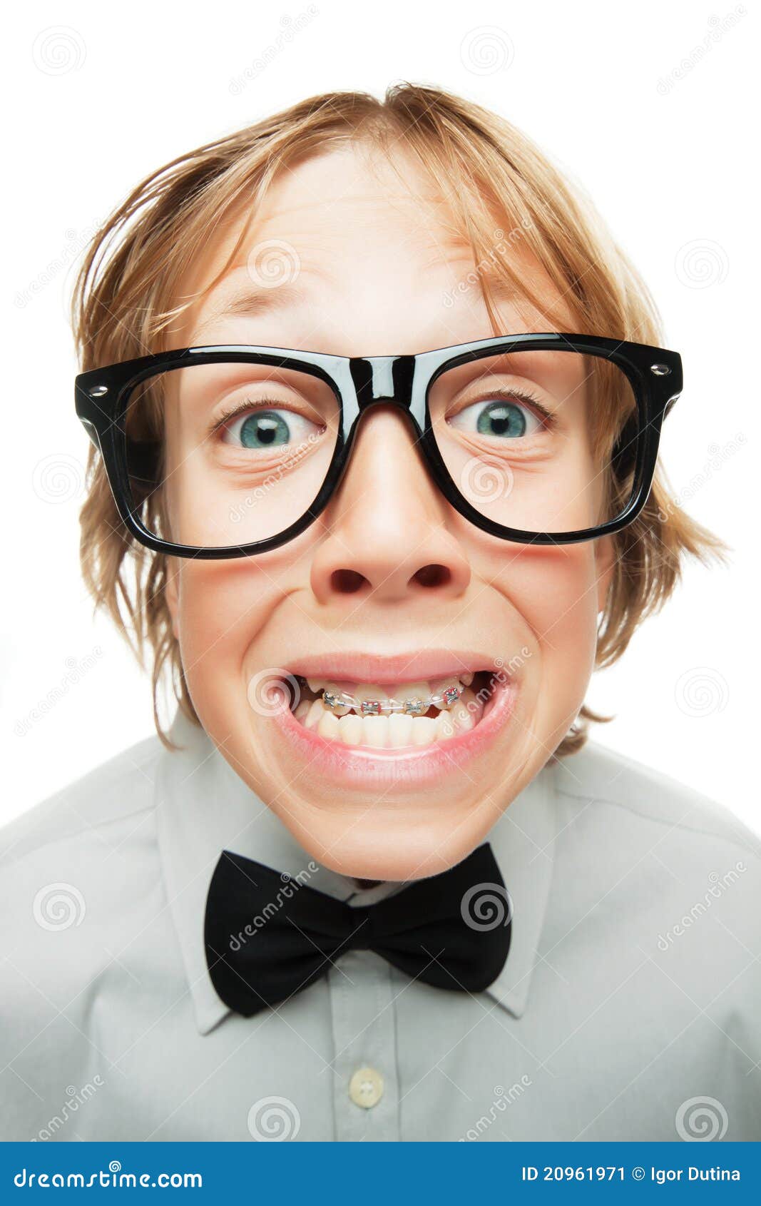 Middle School Boy Nerd