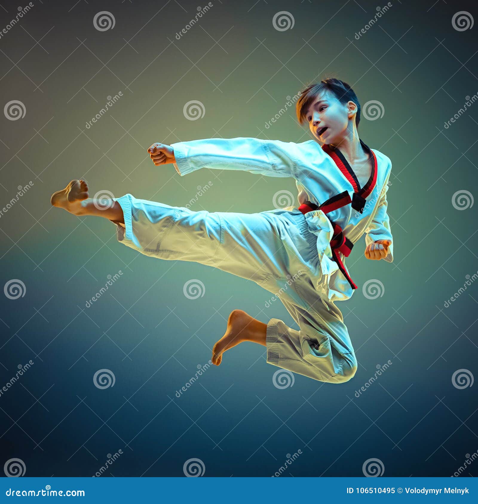 Karate Jump Kick Kid