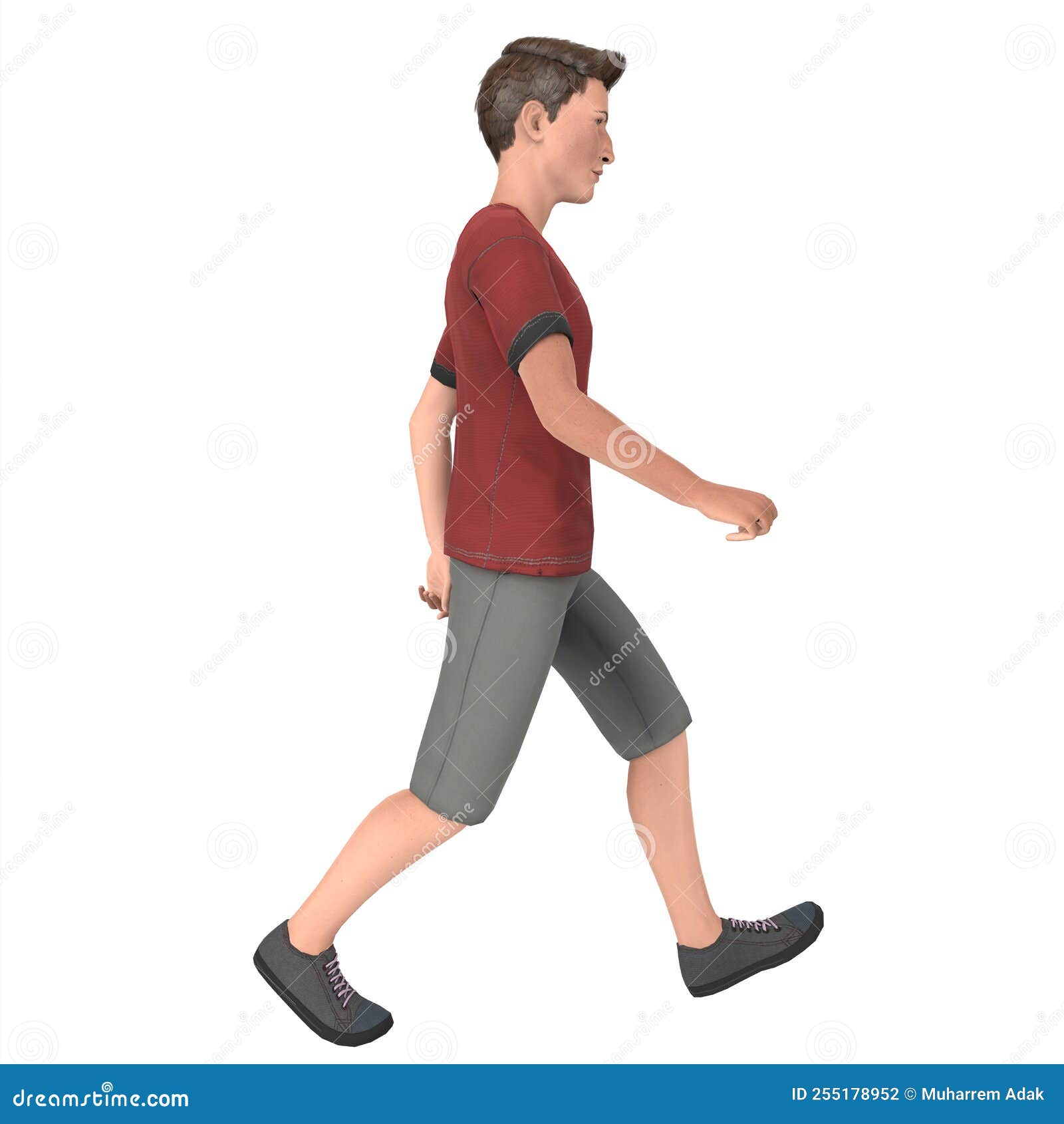 Man Walking To Right Isolated Icon. Simple Element Illustration From ...