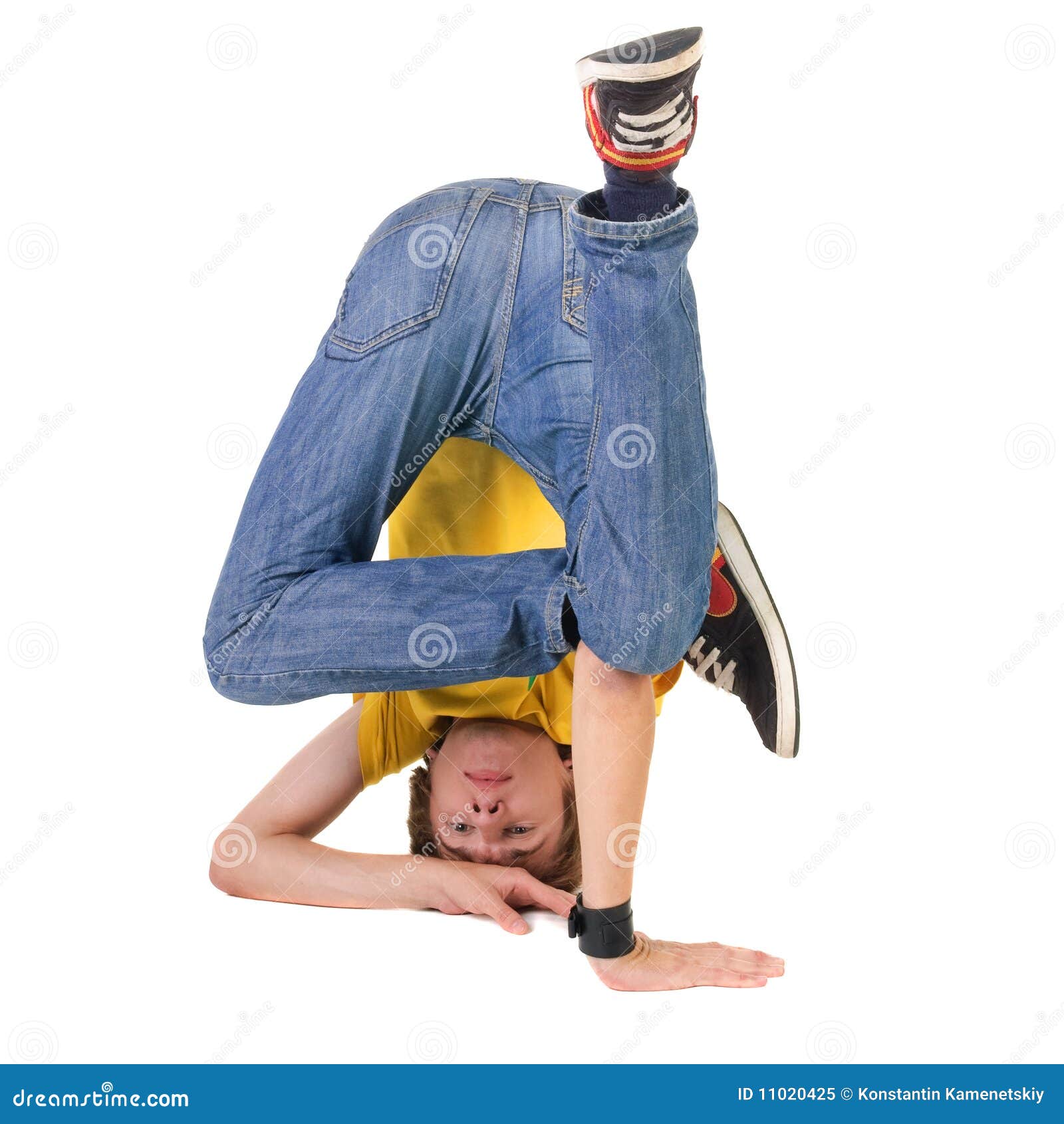 Young breakdancer posing. stock image. Image of acrobat - 11020425