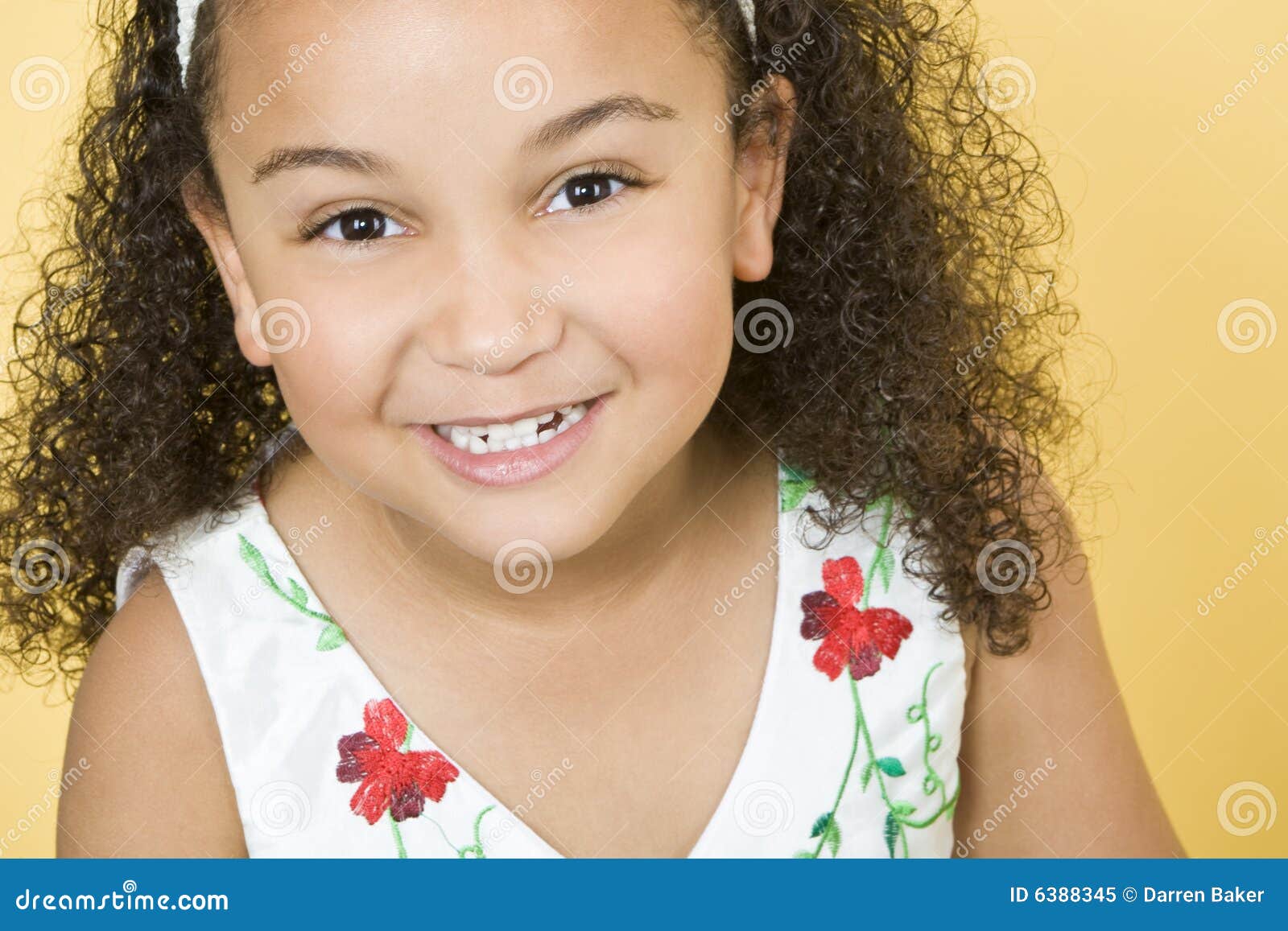 Young Bright and Happy stock image. Image of floral, child - 6388345