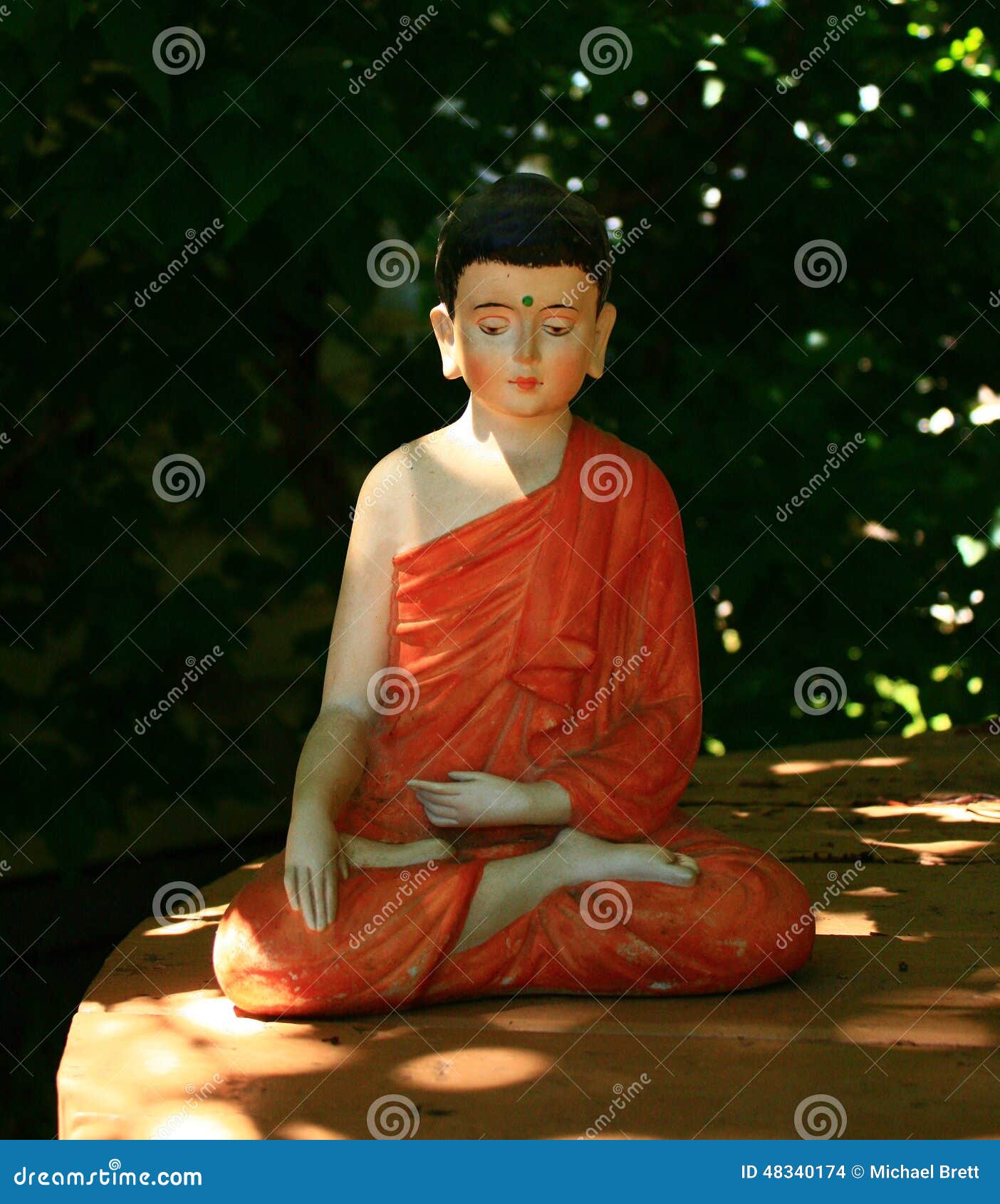 Young Buddha stock photo. Image of young, thought, peace - 48340174