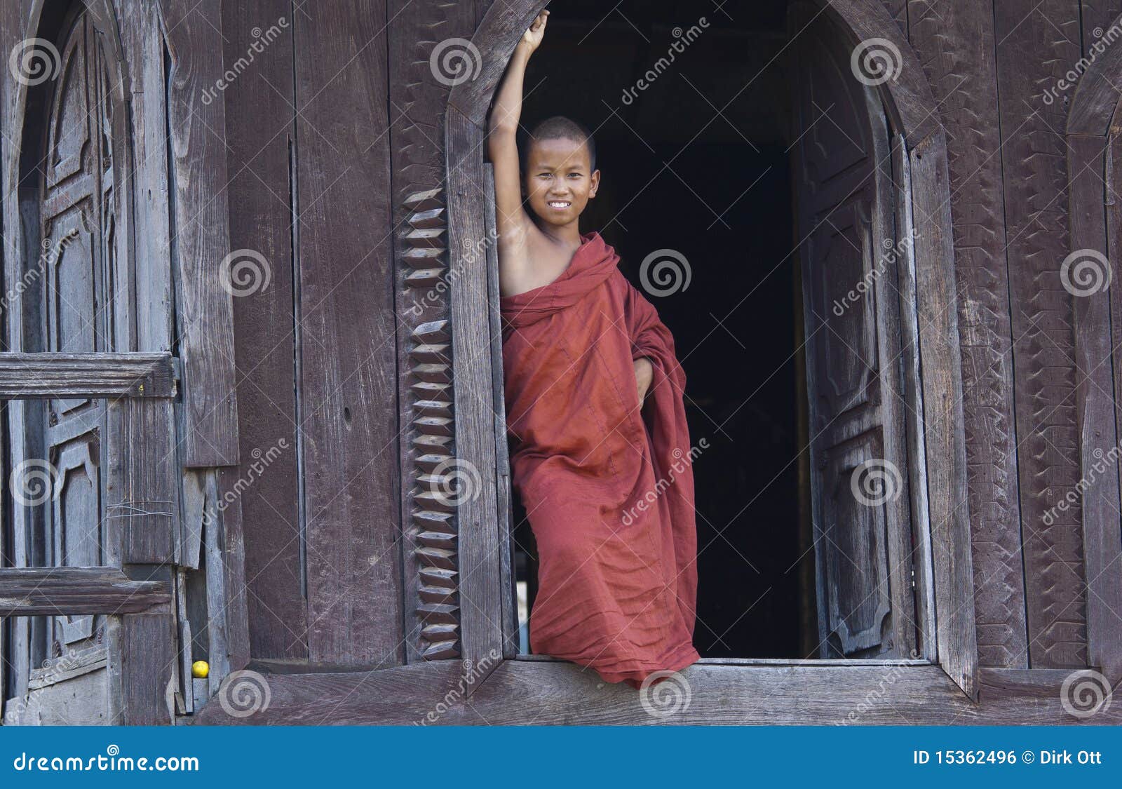 Young Buddhist Monk in Myanmar (Burma) Editorial Photo - Image of ...