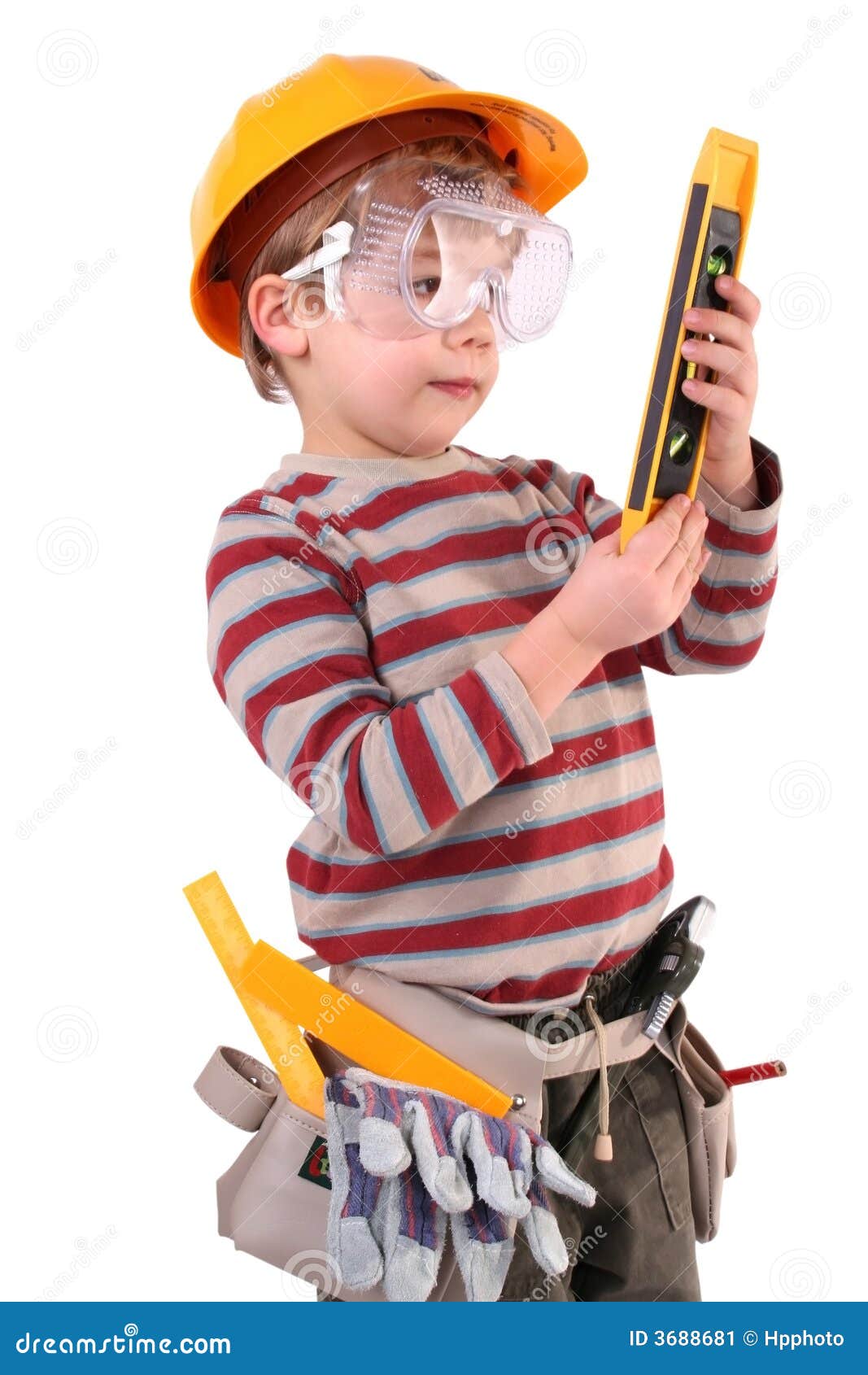 Young Builder stock image. Image of powerful, handyman - 3688681