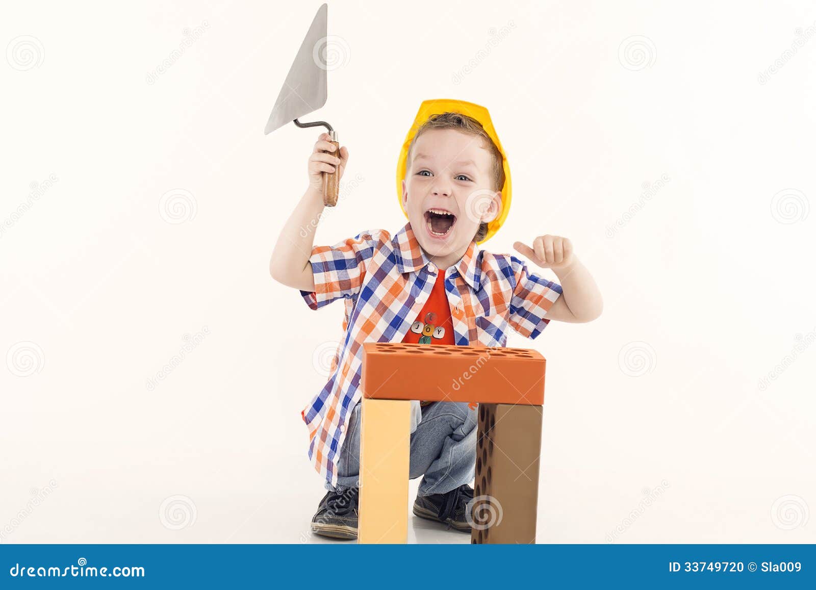 Young builder stock photo. Image of play, male, screwdriver - 33749720