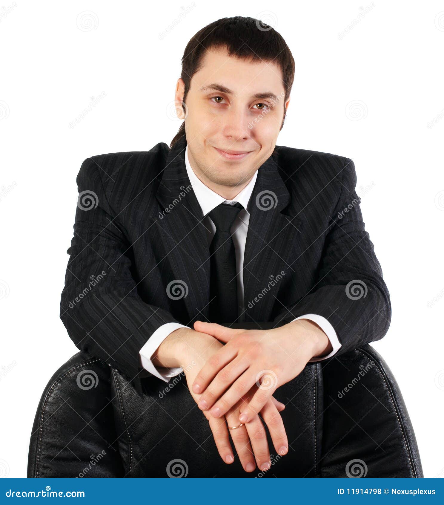 Young businesman stock photo. Image of caucasian, color - 11914798