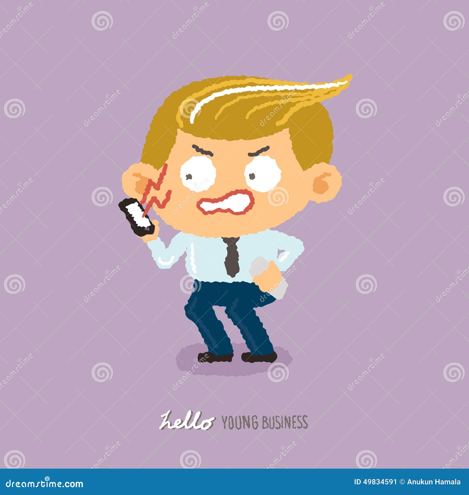 Young Business Character Design Stock Vector - Illustration of cartoon ...
