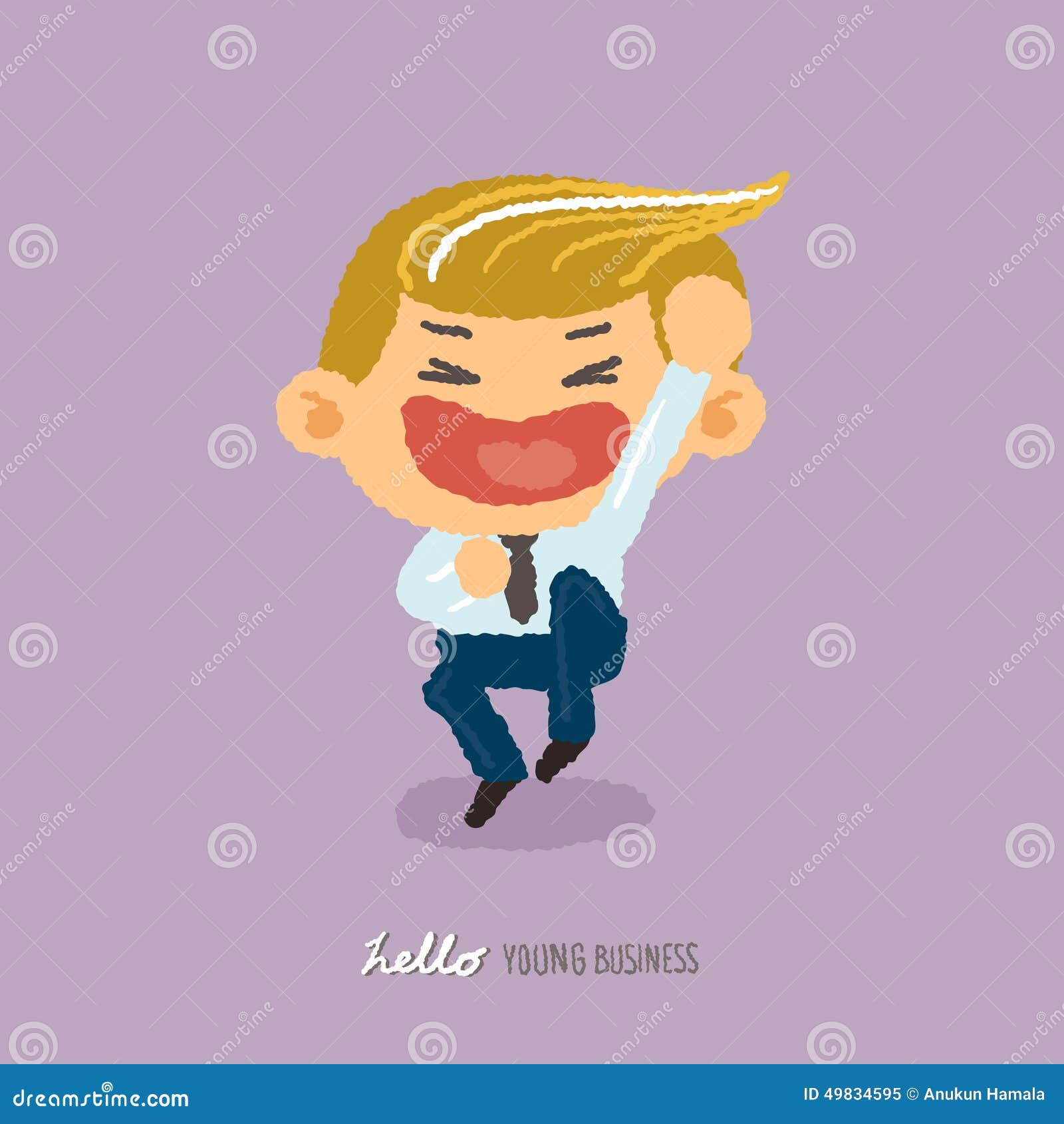 Young Business Character Design Stock Vector - Illustration of ...