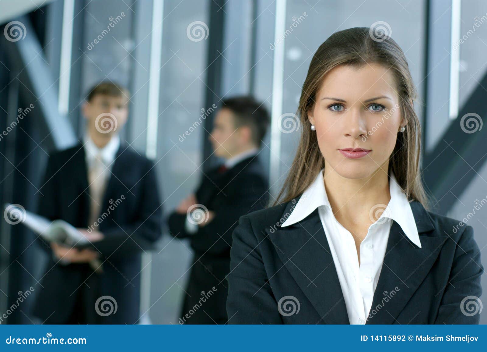 Young Business Colleagues Working Together Stock Photo - Image of ... Young Business Colleagues Working Together Stock Photo - Image of ...