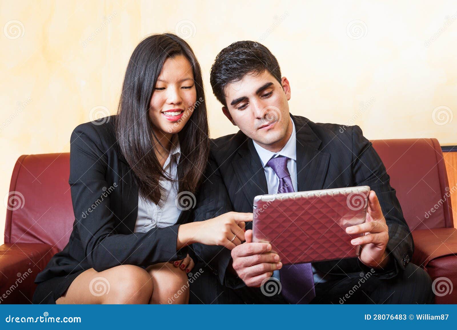 Young Business Couple stock image. Image of business - 28076483