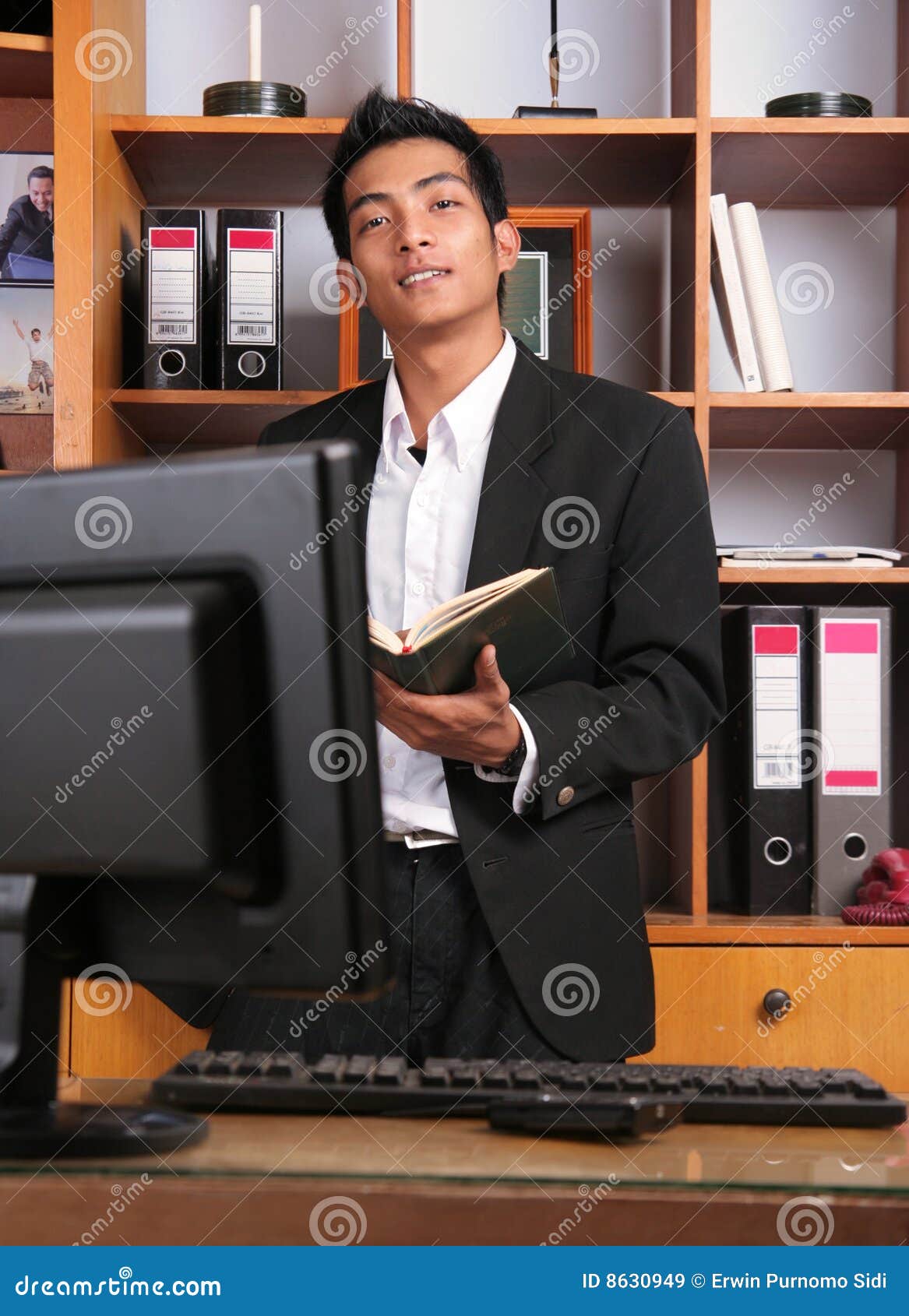 Young business executive stock image. Image of idea, feel - 8630949