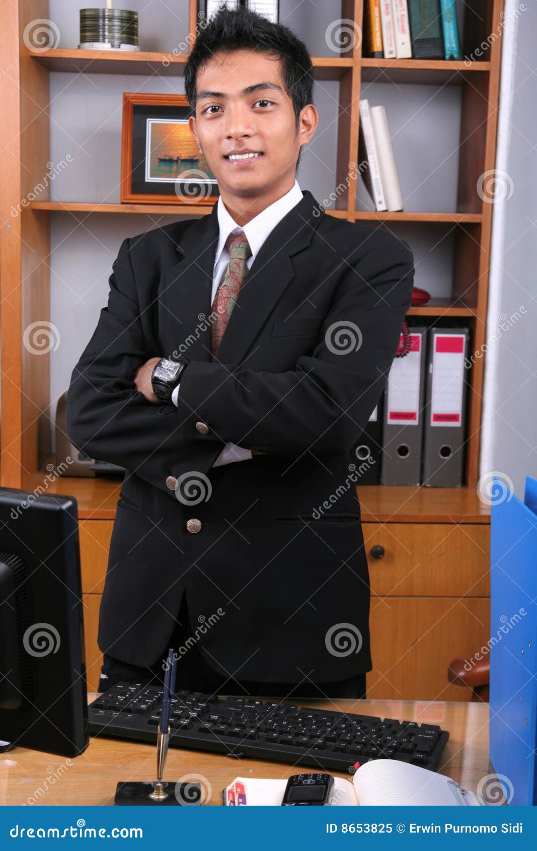 Young business executive stock image. Image of expression - 8653825