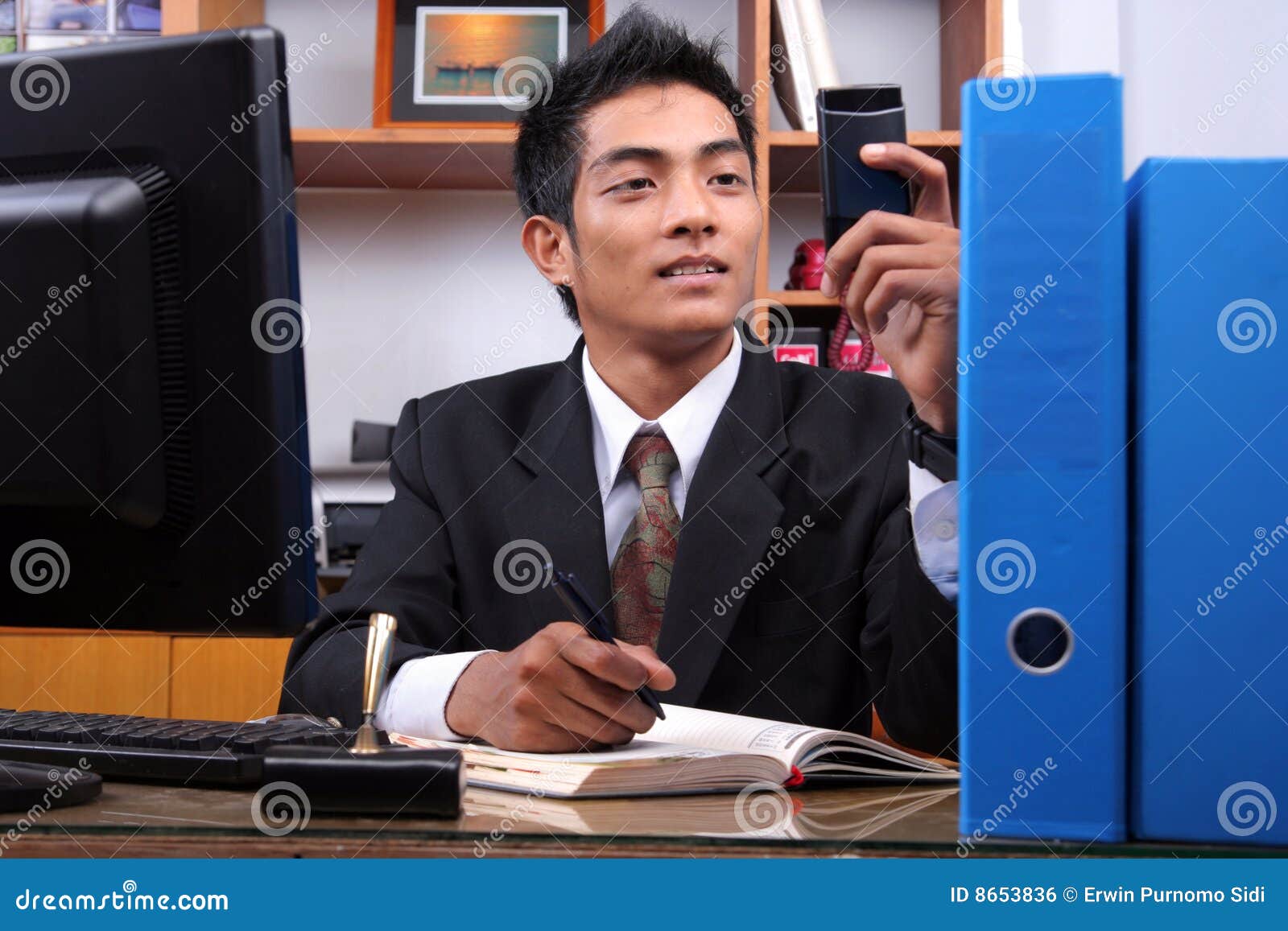 Young business executive stock photo. Image of businessman - 8653836