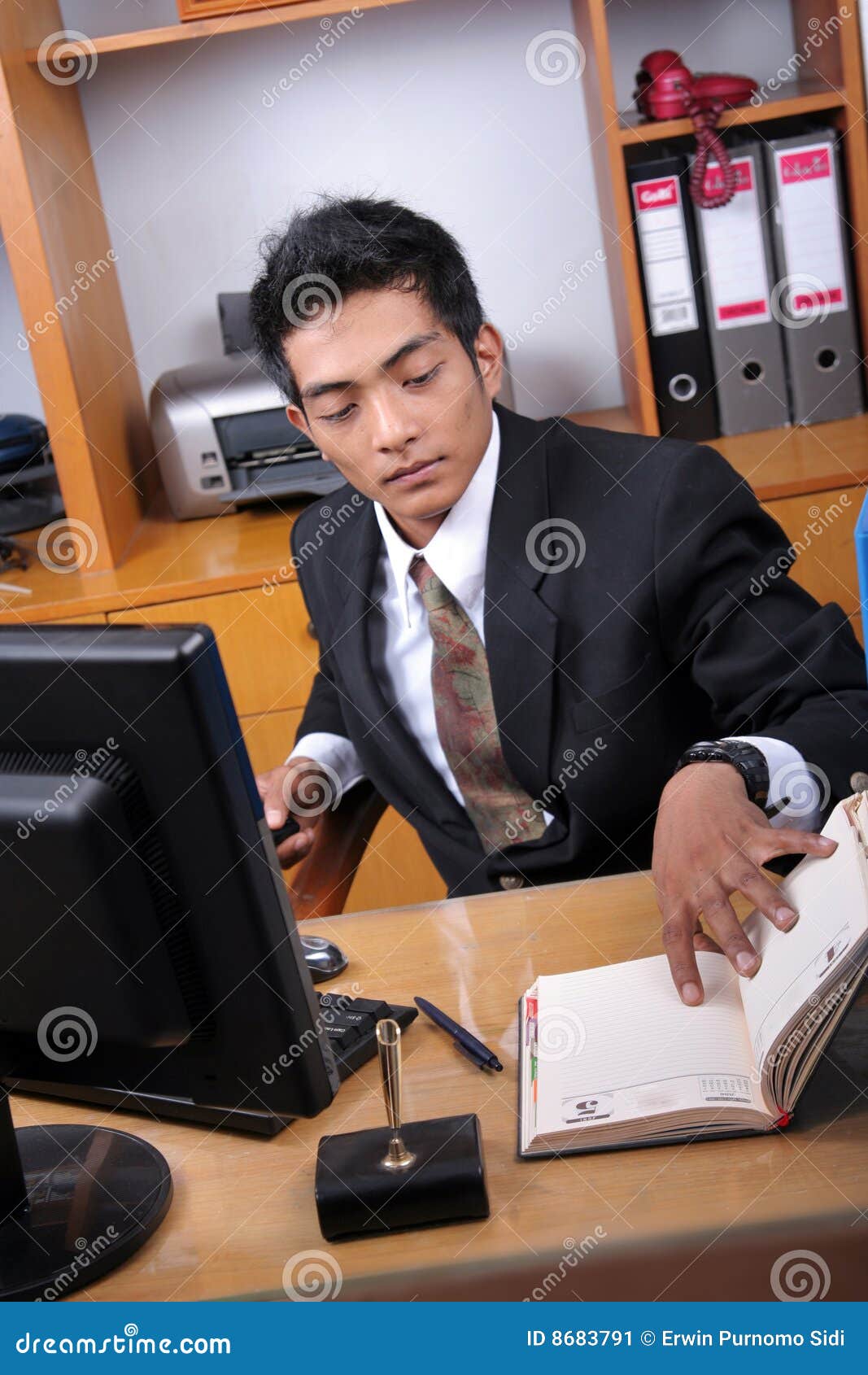 Young business executive stock image. Image of businessman - 8683791