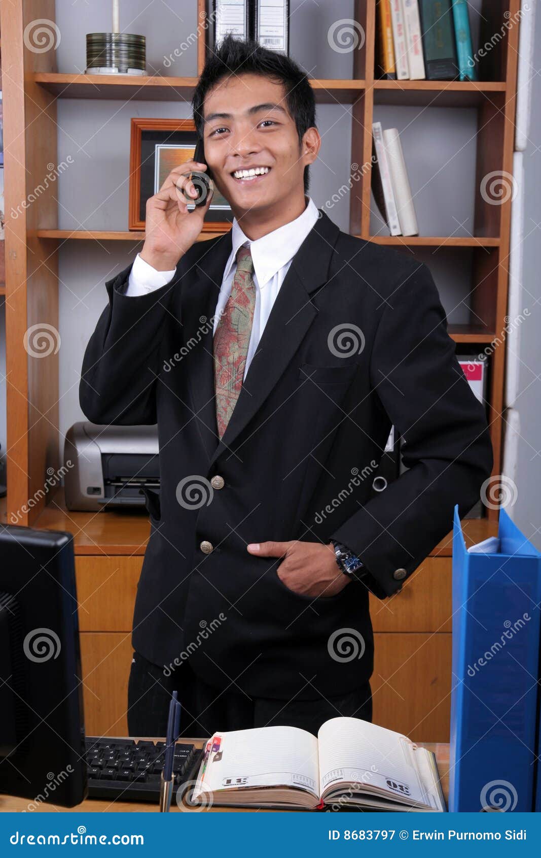 Young business executive stock image. Image of businessman - 8683797