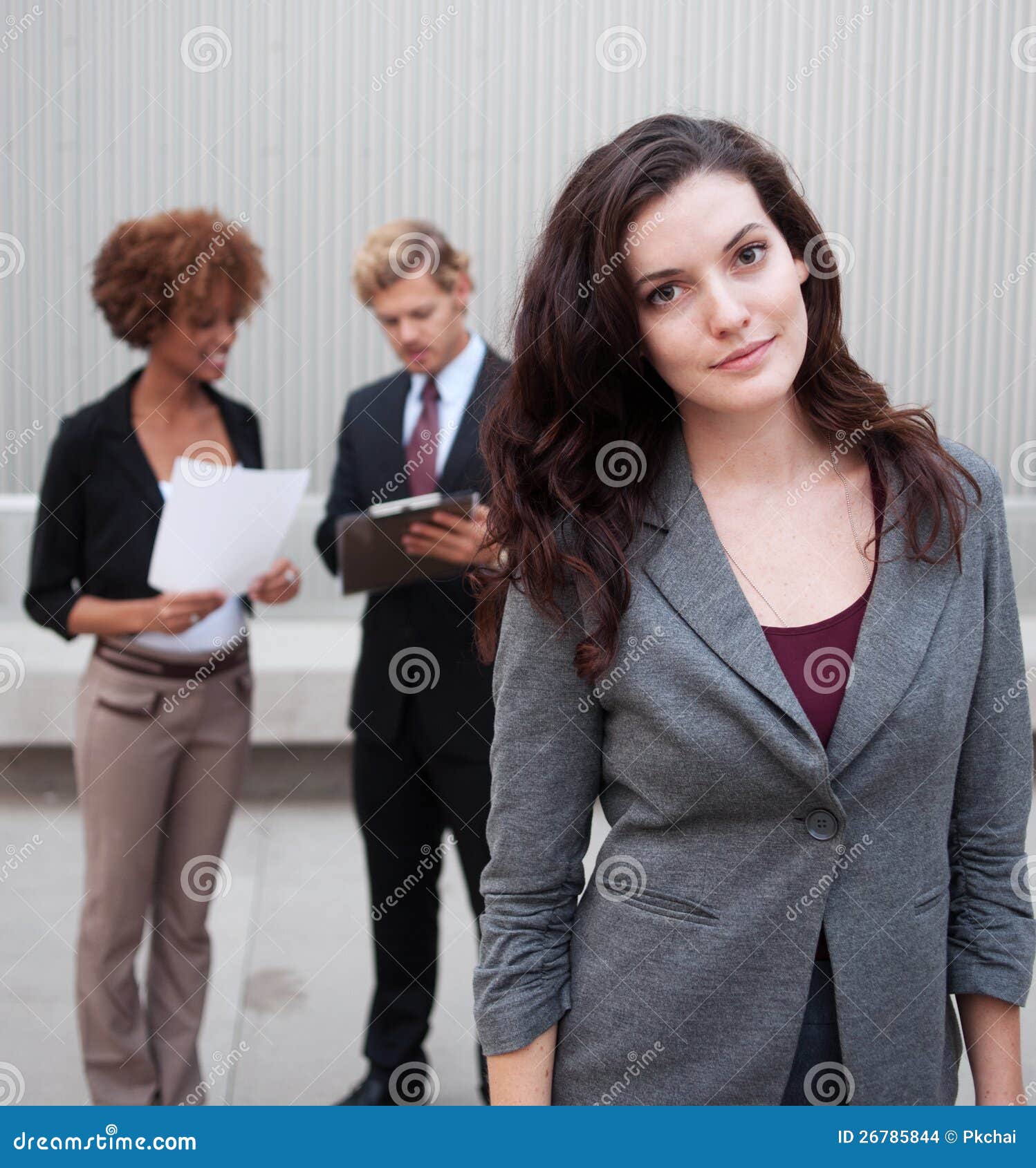 Young Business Group Standing Together at Office Stock Photo - Image of ...