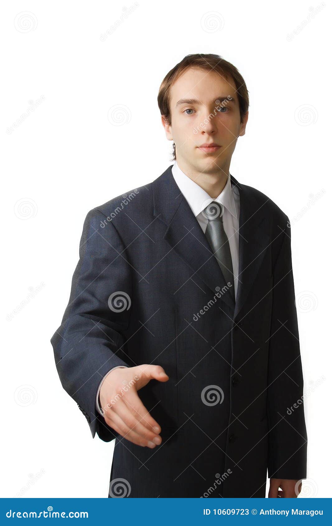 Young Business Man Approaching for a Hand Shake Stock Image - Image of ... Young Business Man Approaching for a Hand Shake Stock Image - Image of ...