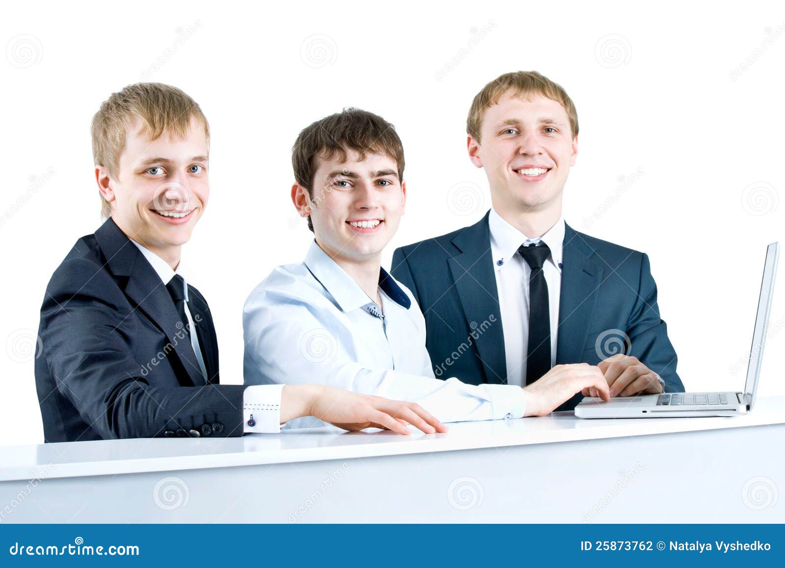 Young Business Man Discussing Project Stock Photo - Image of manager ...