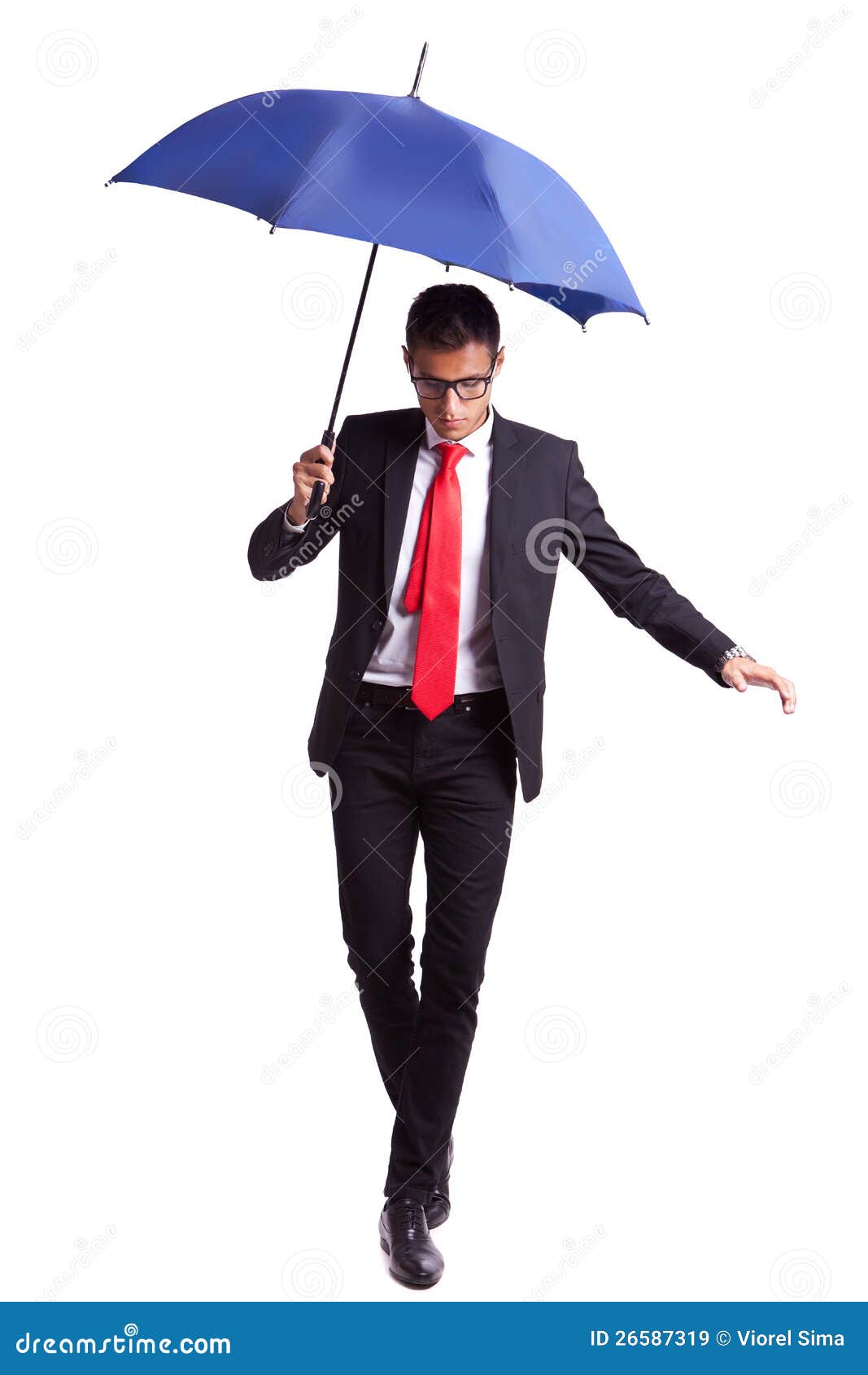 Young Business Man in an Equilibrium Act Stock Image - Image of balance ...