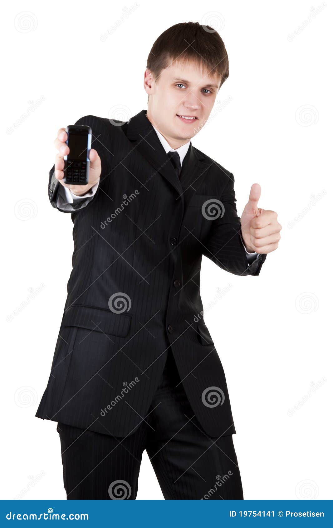 Young Business Man Make Good Choice Stock Image - Image of business ...