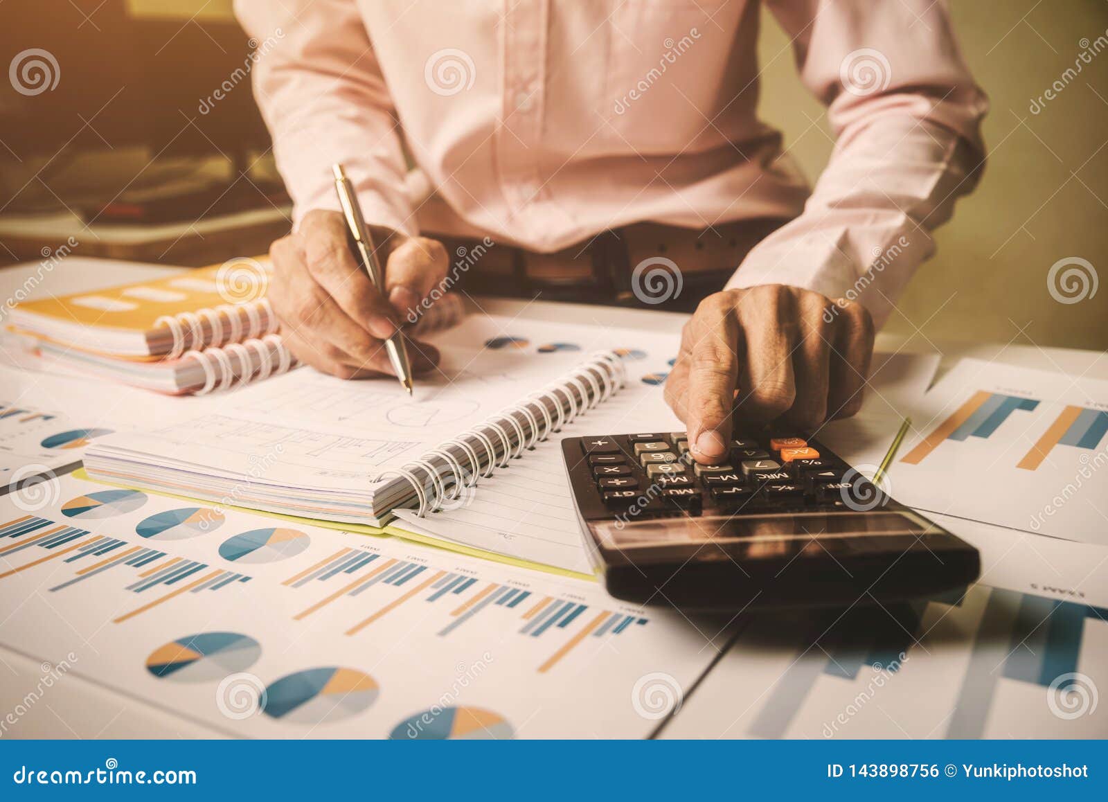 Young Business Man Manager, Work Alone in the Office Stock Photo ...