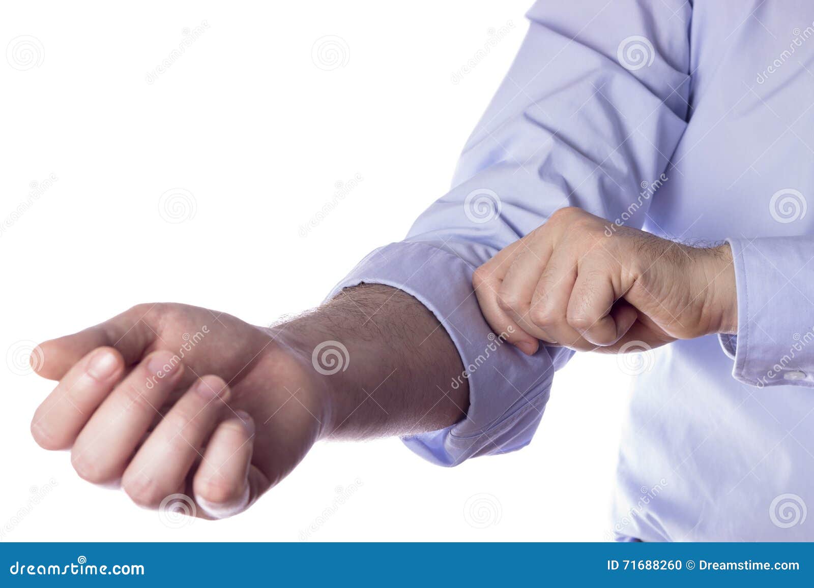 Young Business Man Preparing To Work Hard. Stock Photo - Image of ...