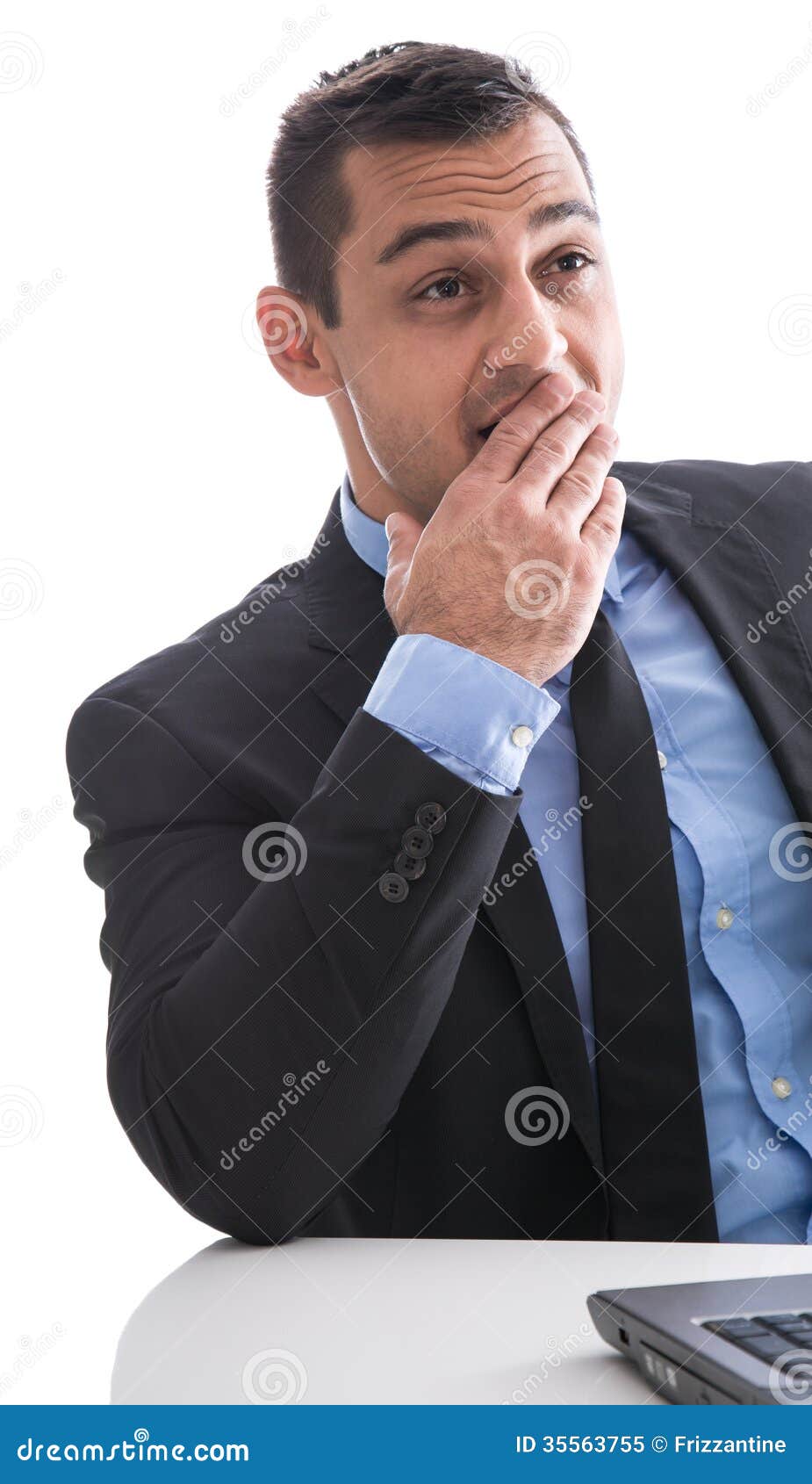 Young Business Man with Problems and Stress in the Office Stock Image ...