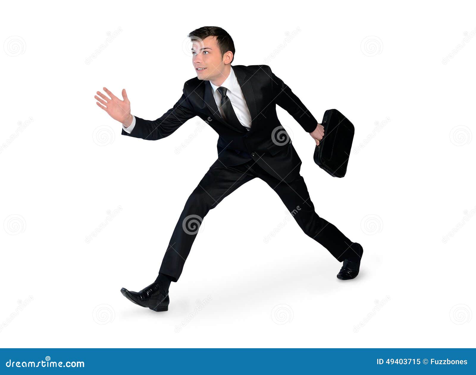 Young business man running stock image. Image of employee - 49403715