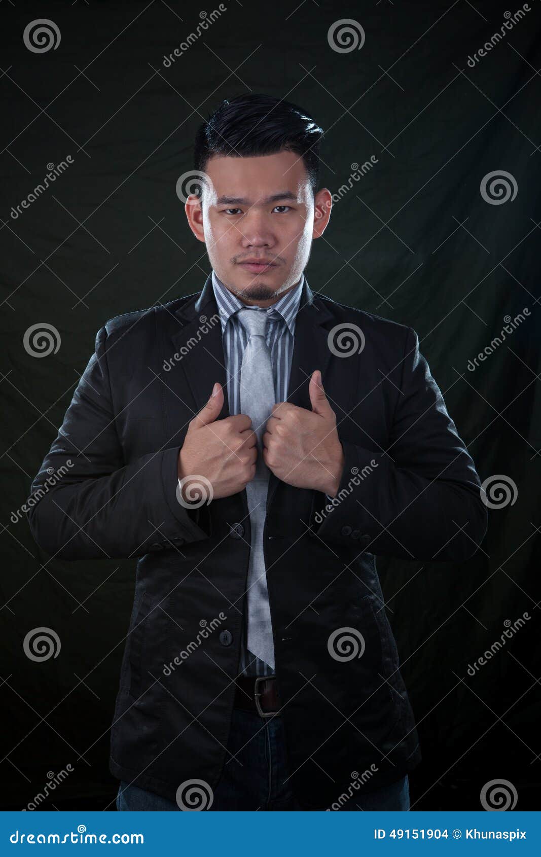 Young Business Man Sigh Two Like Icon by Hand Stock Photo - Image of ...