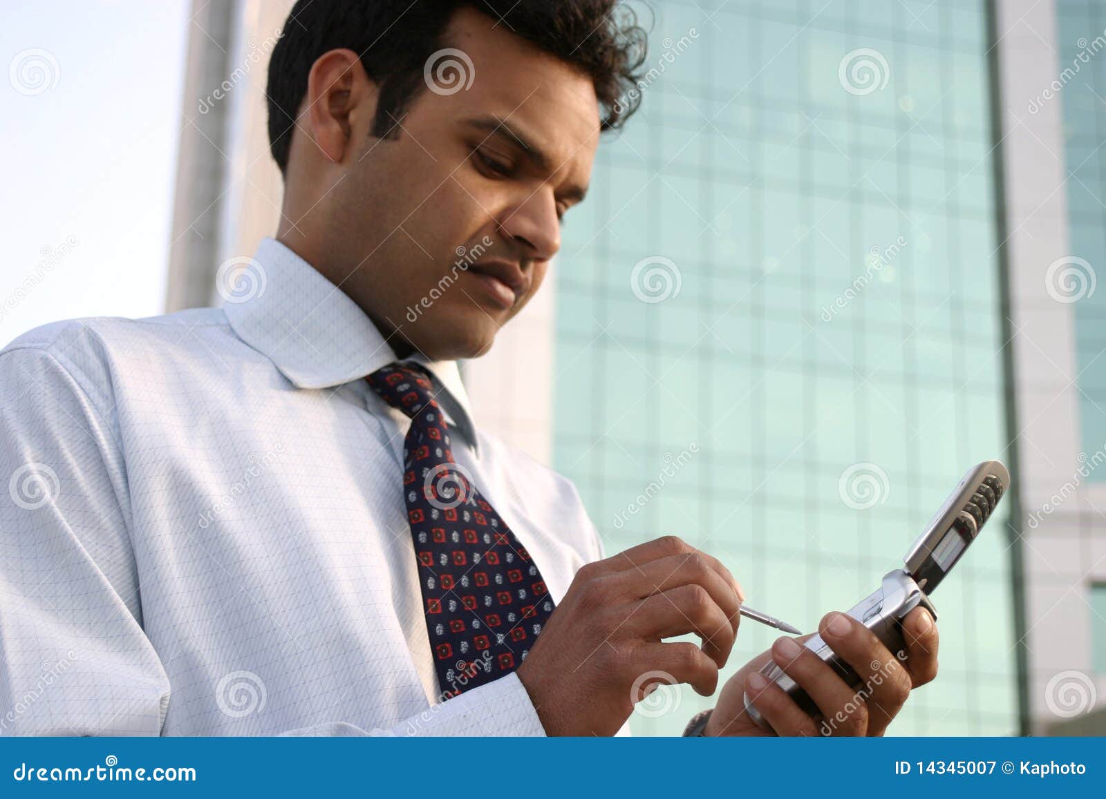Young Business Man Using Mobile Phone Stock Image - Image of call, boss ...