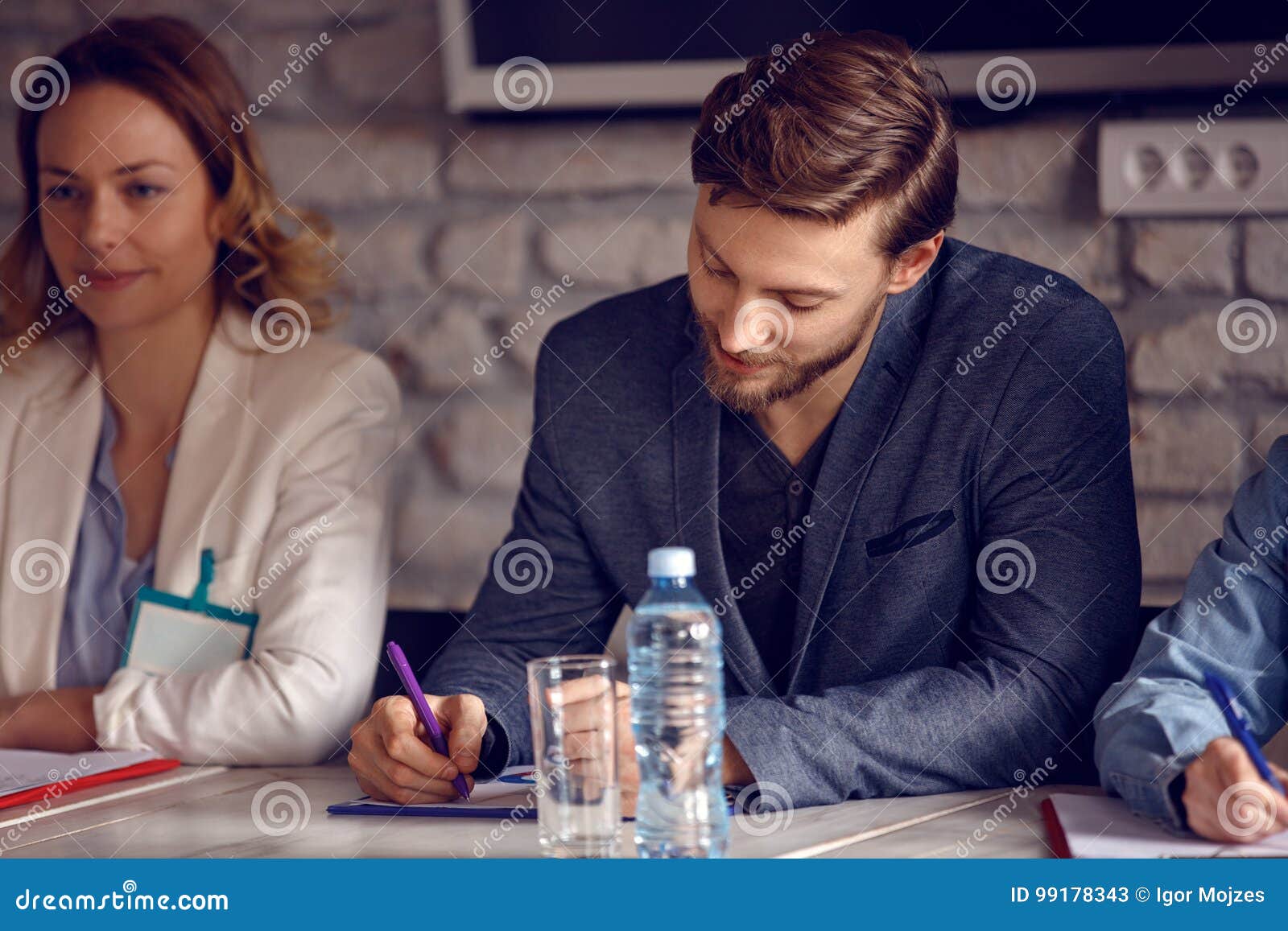 Man taking notes stock image. Image of commission, code - 99178343