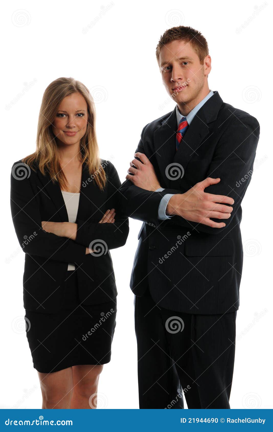 Young Business Partners stock photo. Image of slim, long - 21944690