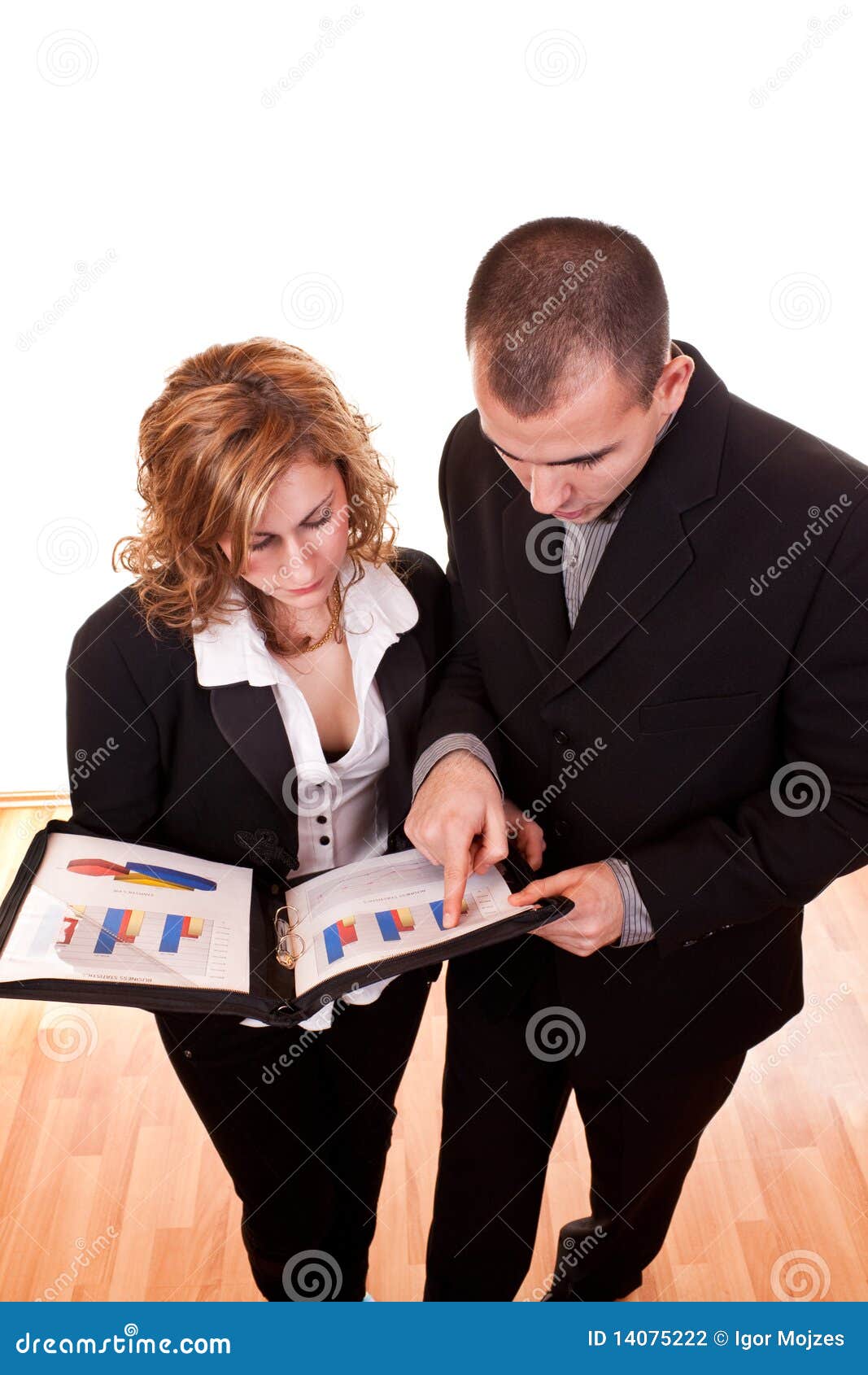 Young Business People with Documents Stock Photo - Image of planning ...