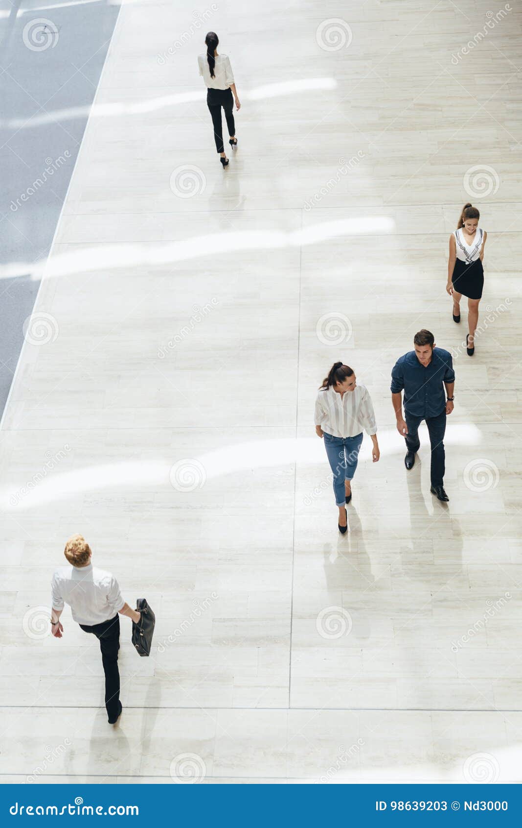 Young Business People before Starting Work Stock Image - Image of group ...