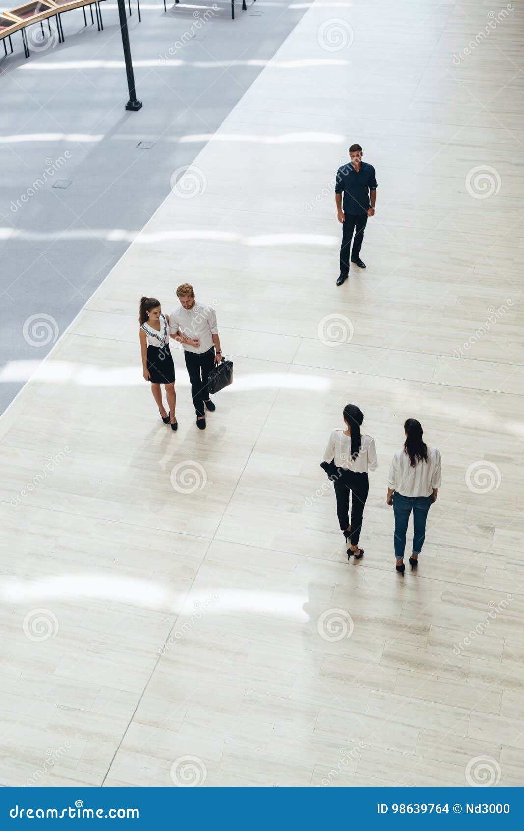 Young Business People before Starting Work Stock Photo - Image of ...