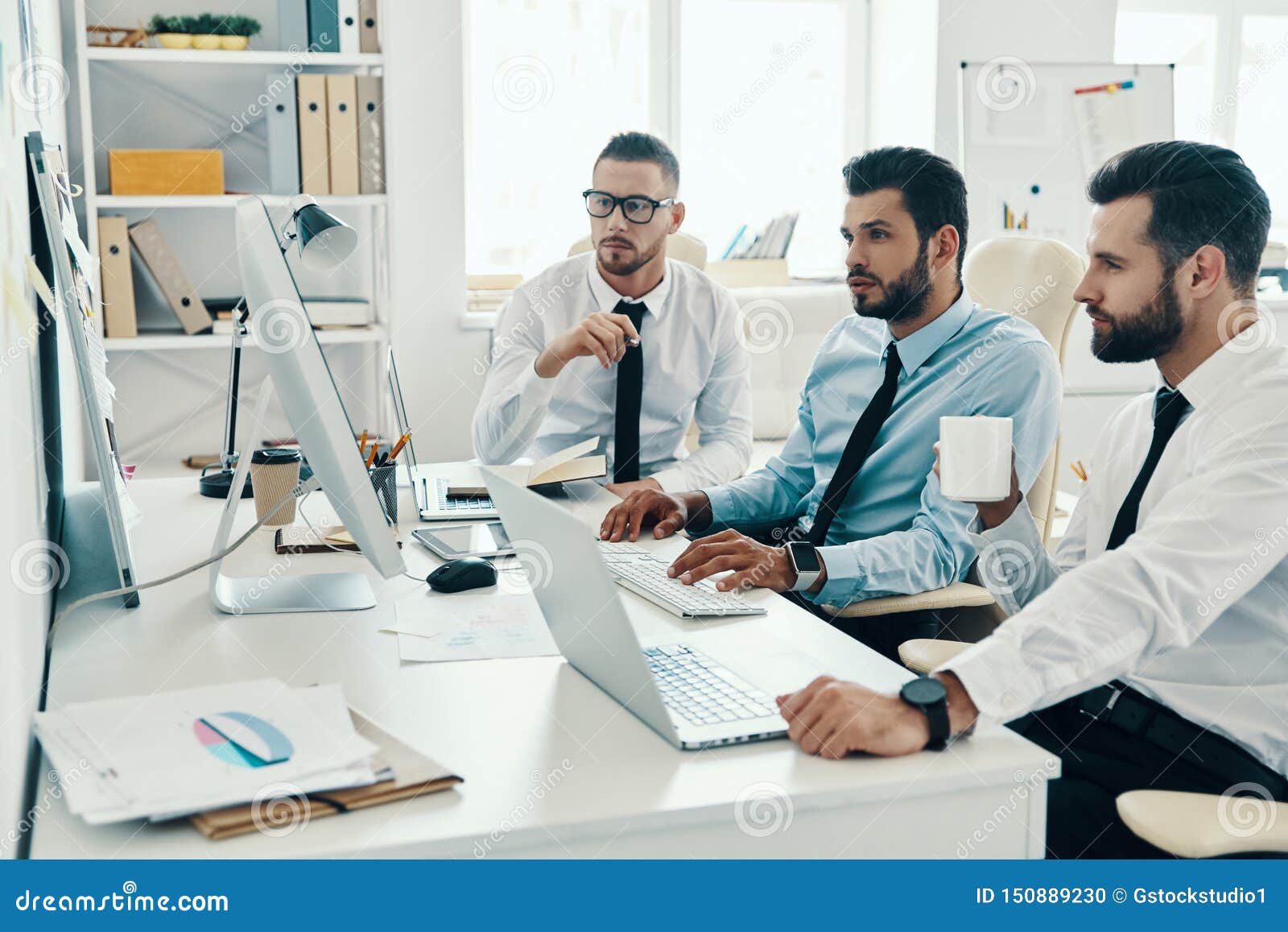 Young Business Professionals. Stock Photo - Image of planning ...