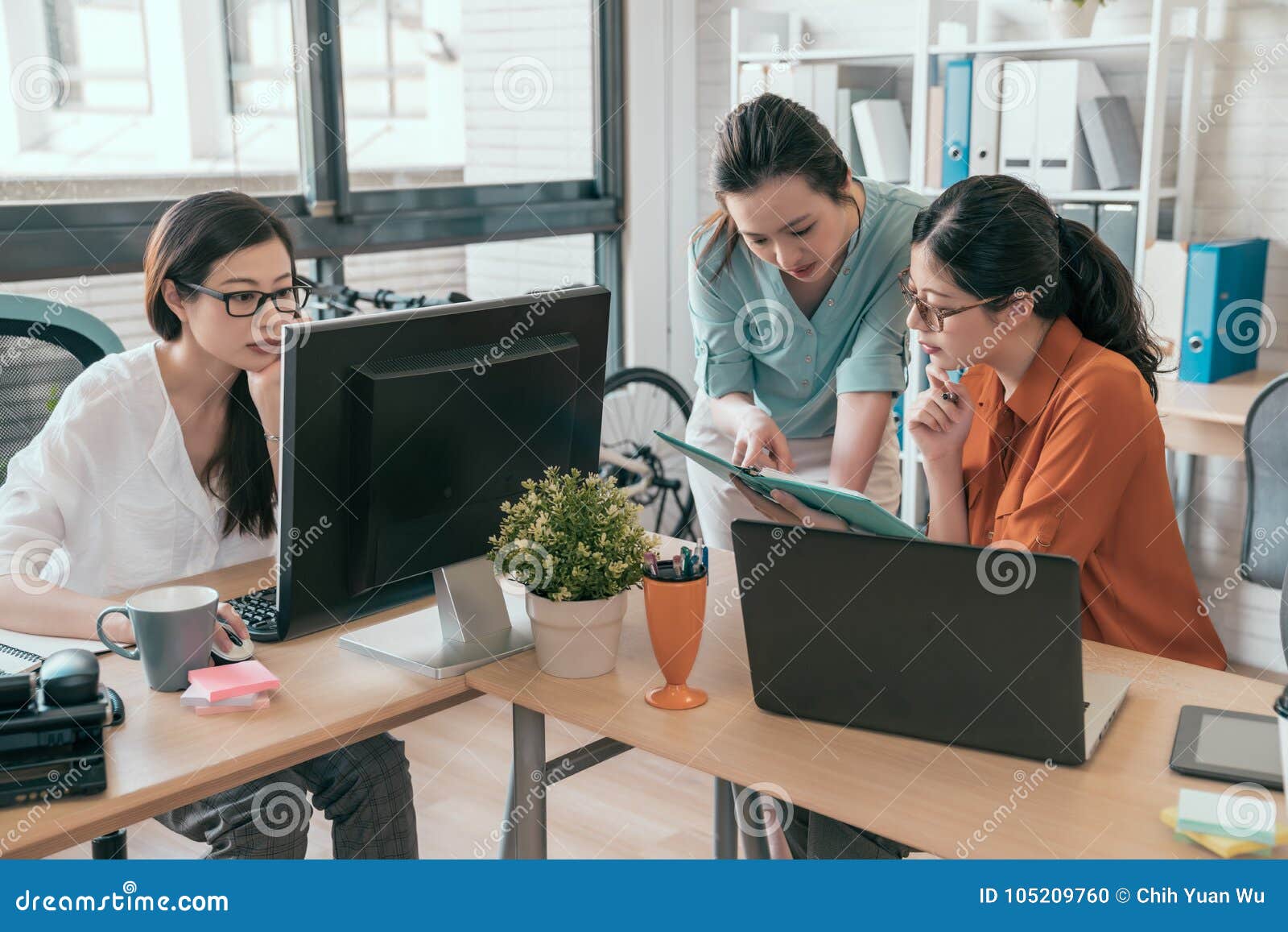 Young Business Professionals Using Technology Stock Photo - Image of ...