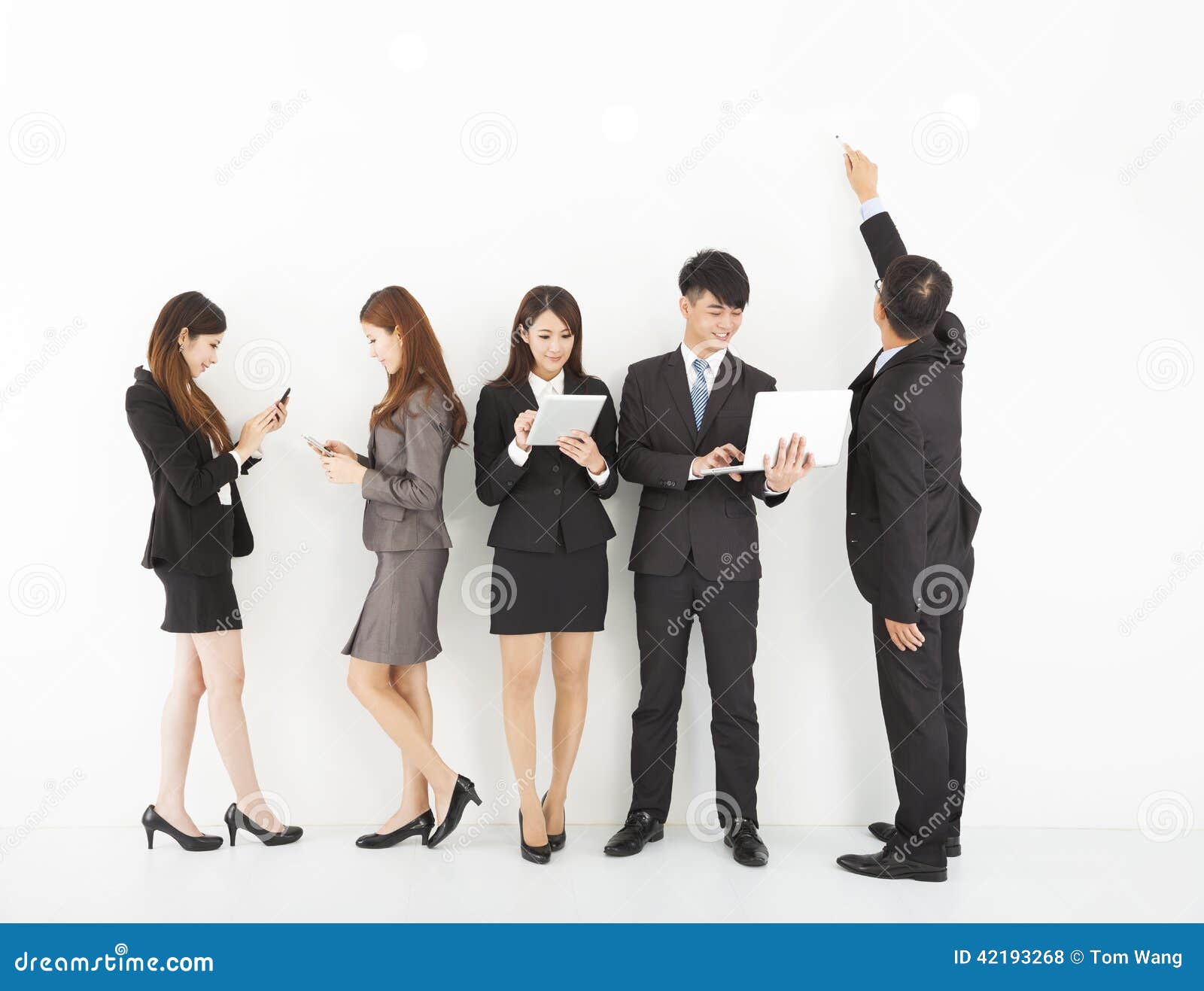 Young Business Team Enjoy Technology Lifestyle Stock Photo - Image of ...
