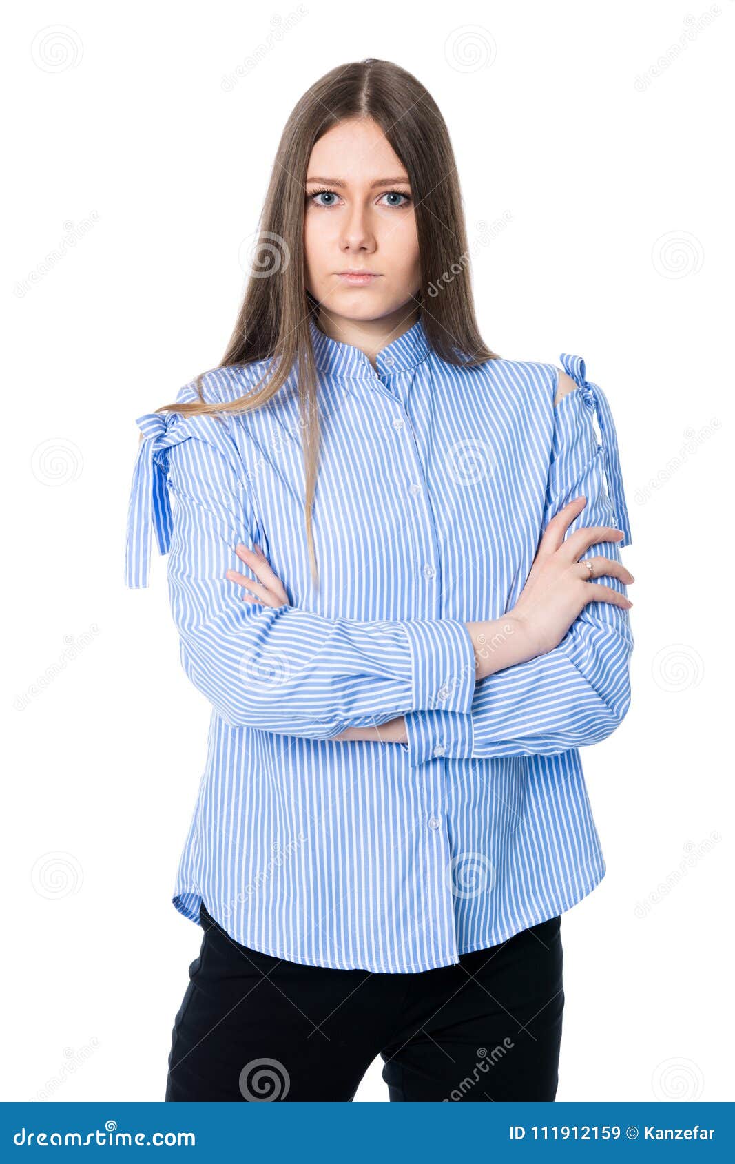 Young Business Woman With Folded Hands Stock Image - Image of ... Young Business Woman With Folded Hands Stock Image - Image of ...