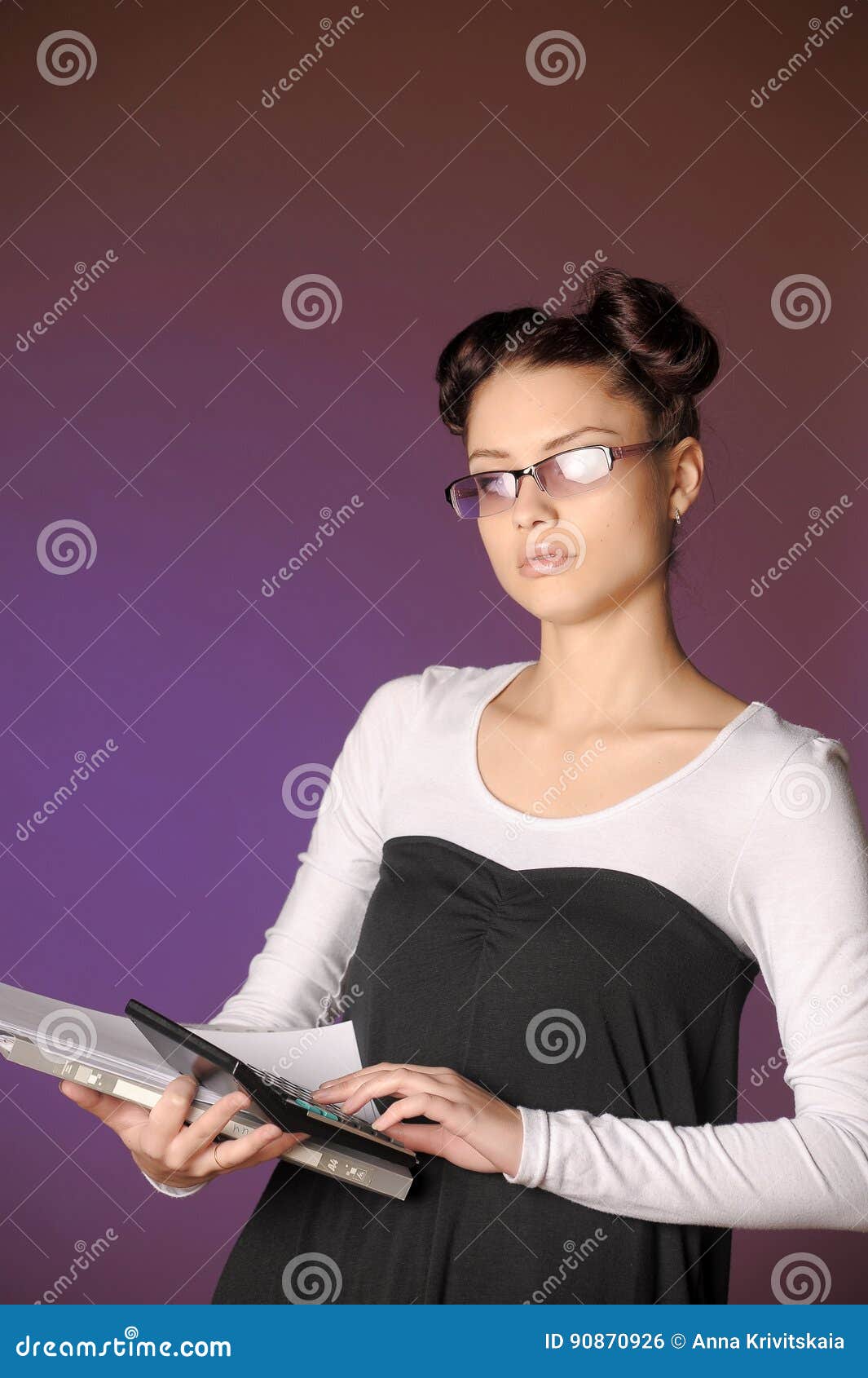 Young Business Woman with Folders Stock Photo - Image of lifestyle ... Young Business Woman with Folders Stock Photo - Image of lifestyle ...