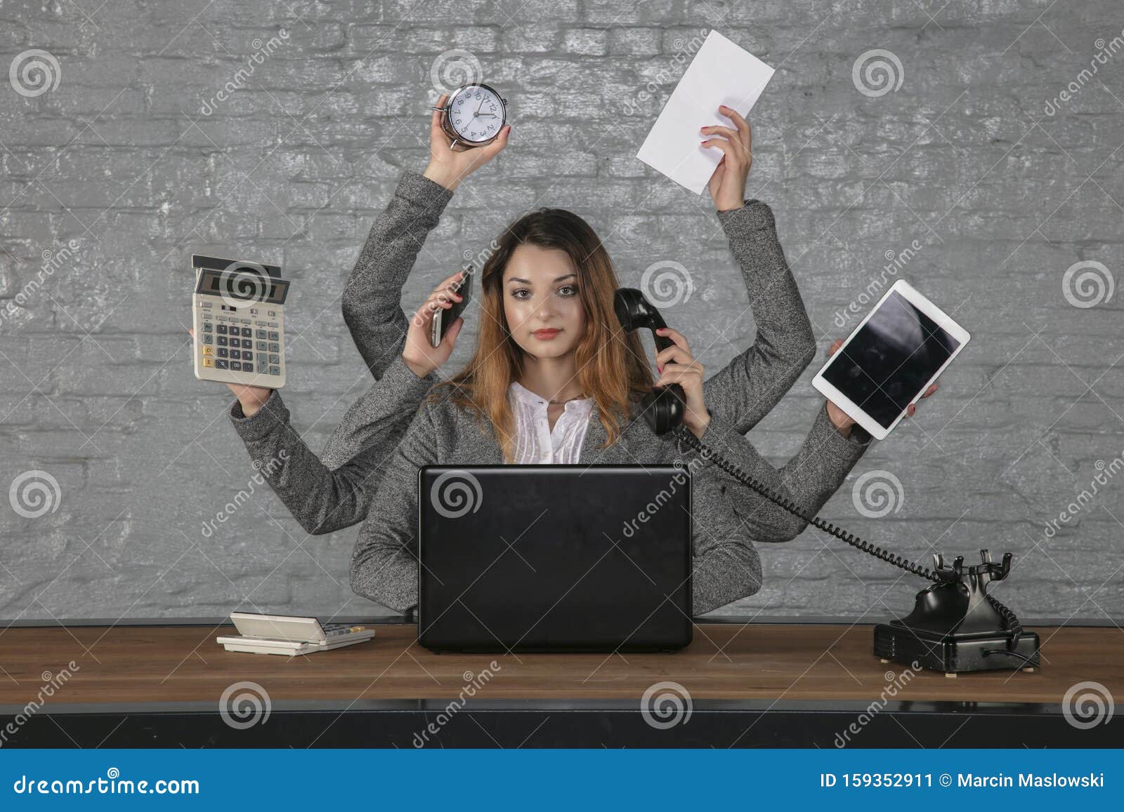 Young Business Woman is Irreplaceable in Her Position Stock Image ...
