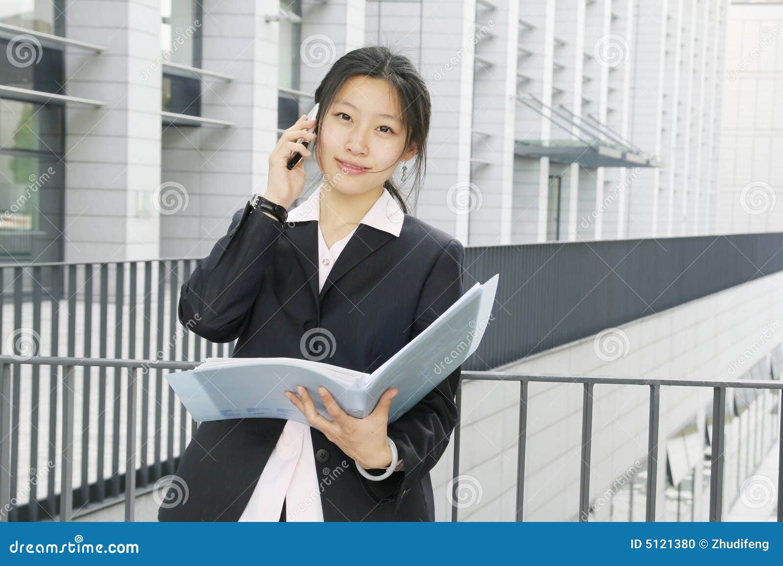 Young Business Women with File Stock Photo - Image of asian, finance ...