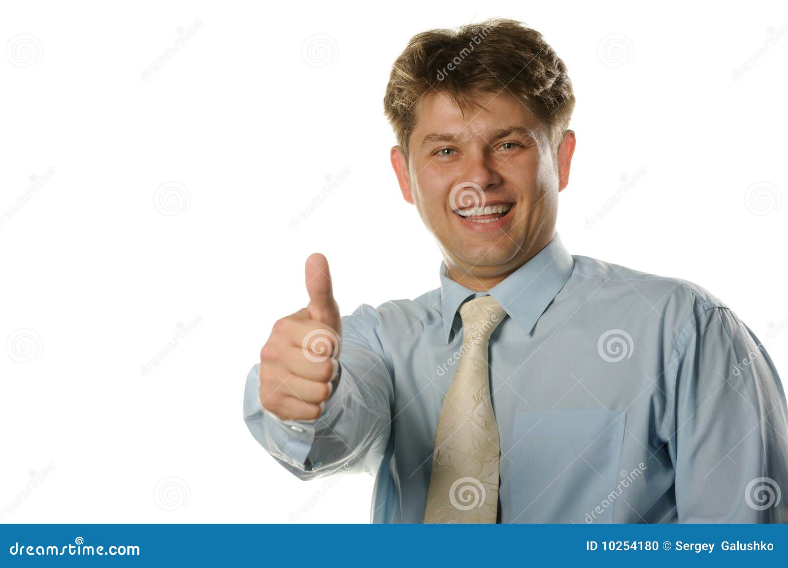 Businessman Approving A Chart Stock Image | CartoonDealer.com #16508845