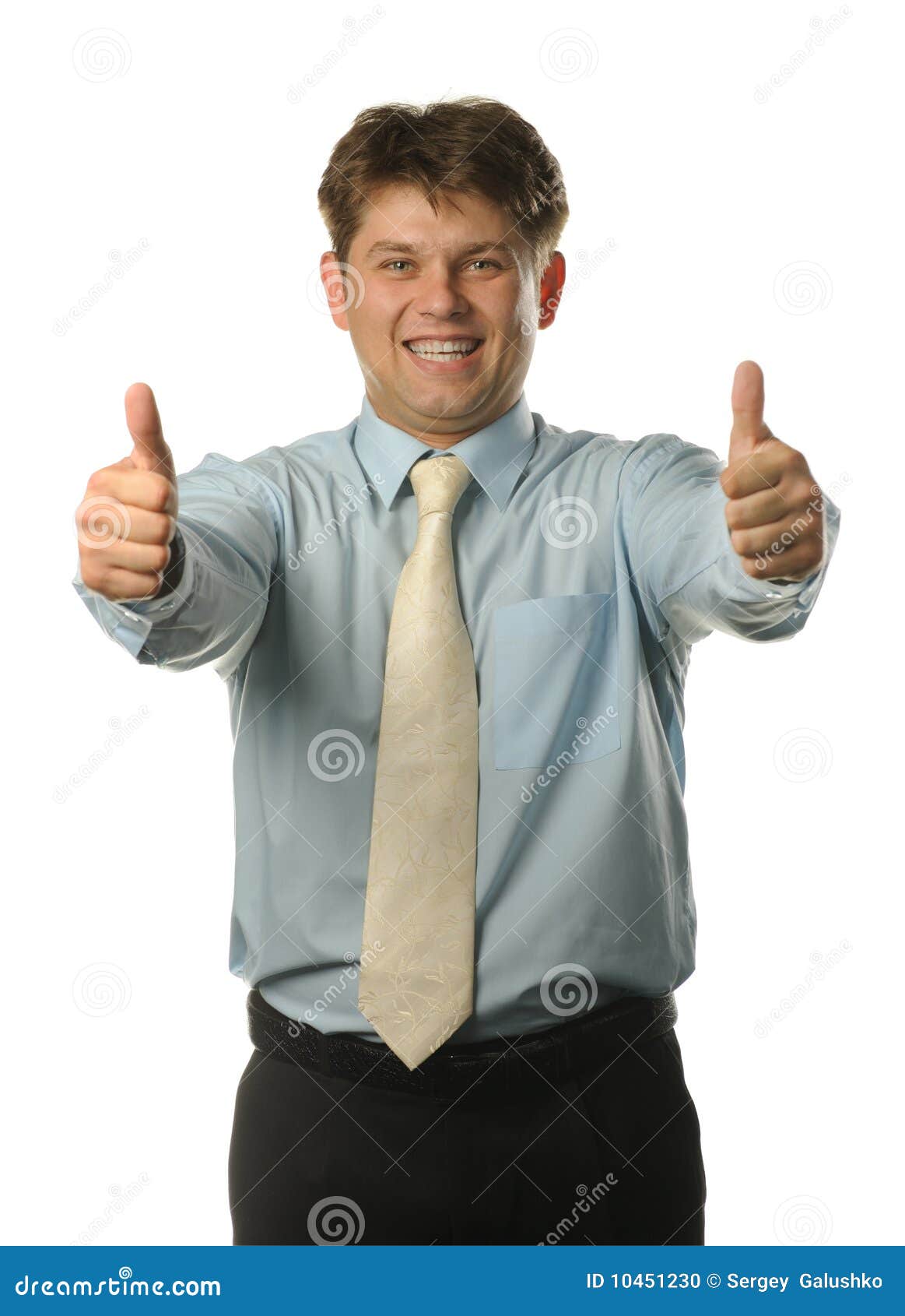 Businessman Approving A Chart Stock Image | CartoonDealer.com #16508845