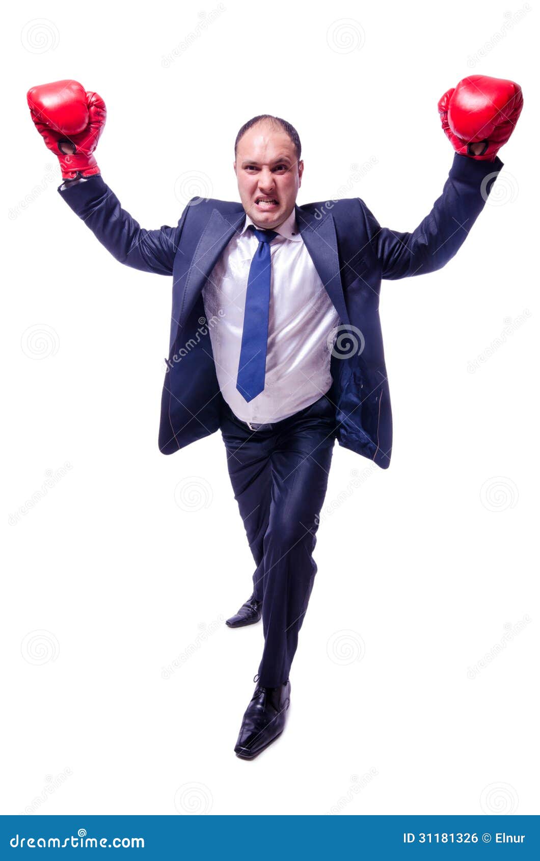 Young businessman boxer stock photo. Image of anger, aggreression ...