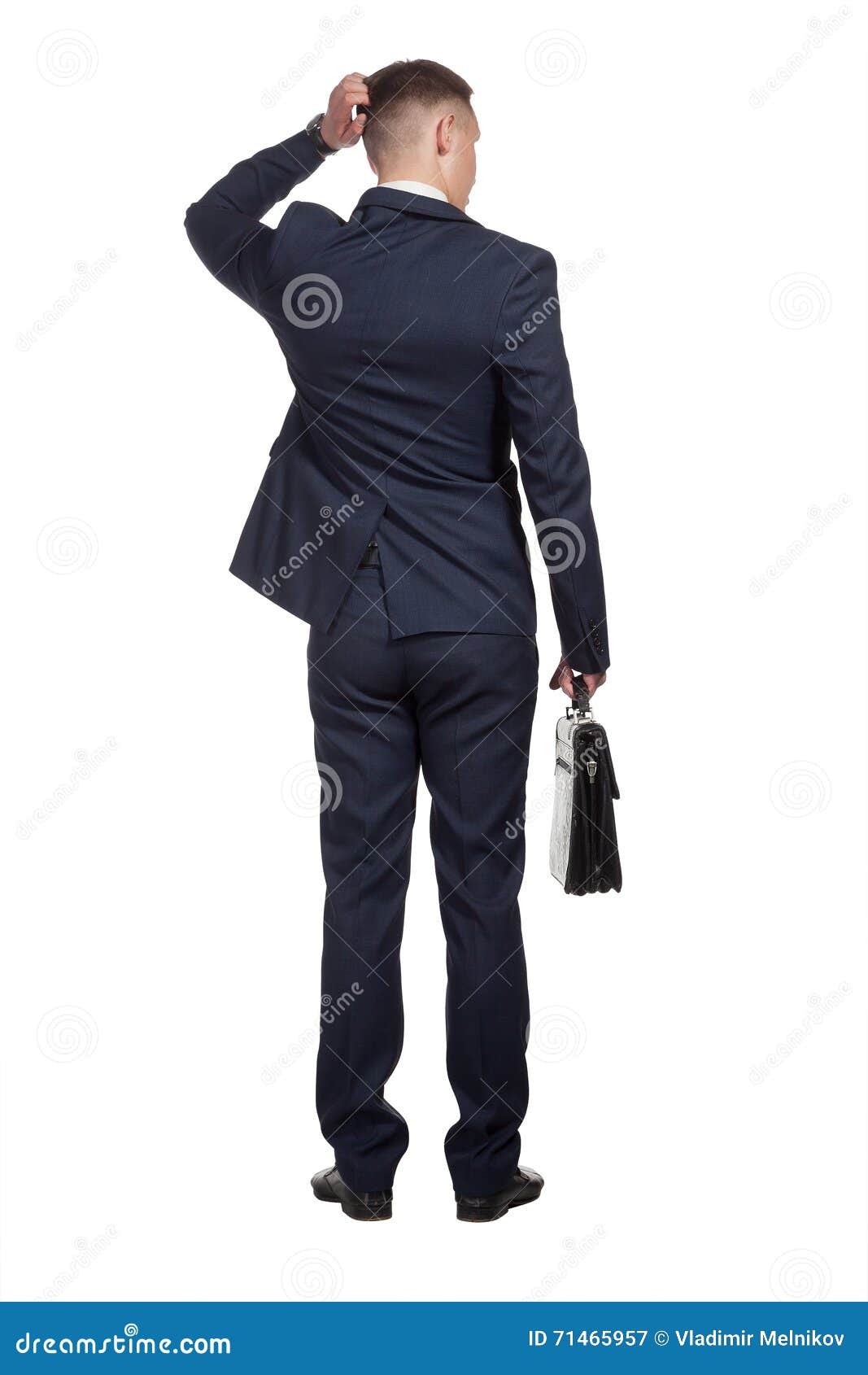 Young Businessman before Difficult Choice on White Stock Image - Image ... Young Businessman before Difficult Choice on White Stock Image - Image ...
