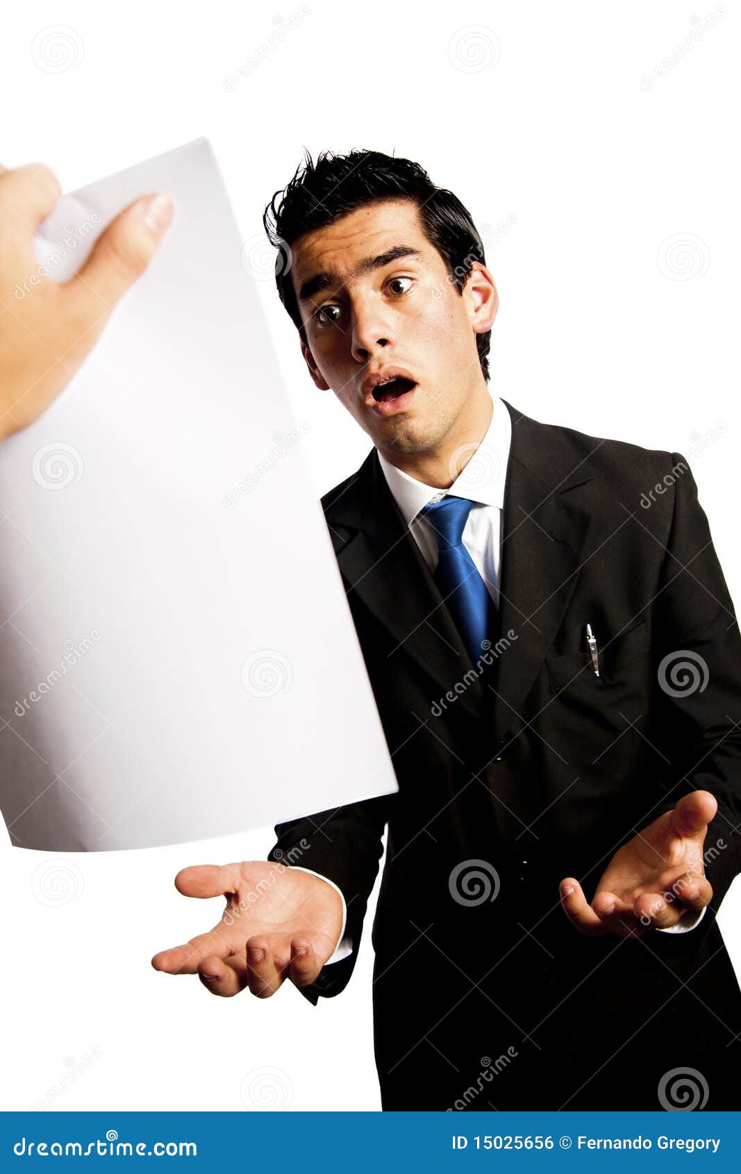 Young Businessman is Getting Fired by His Boss Stock Photo - Image of ...